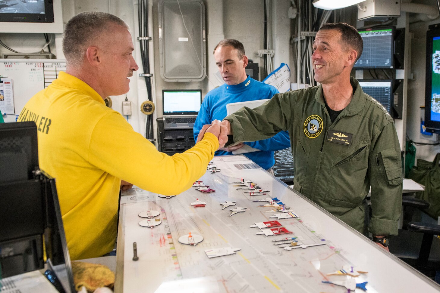 CNO Visits GHWB During COMPTUEX > United States Navy > News Stories