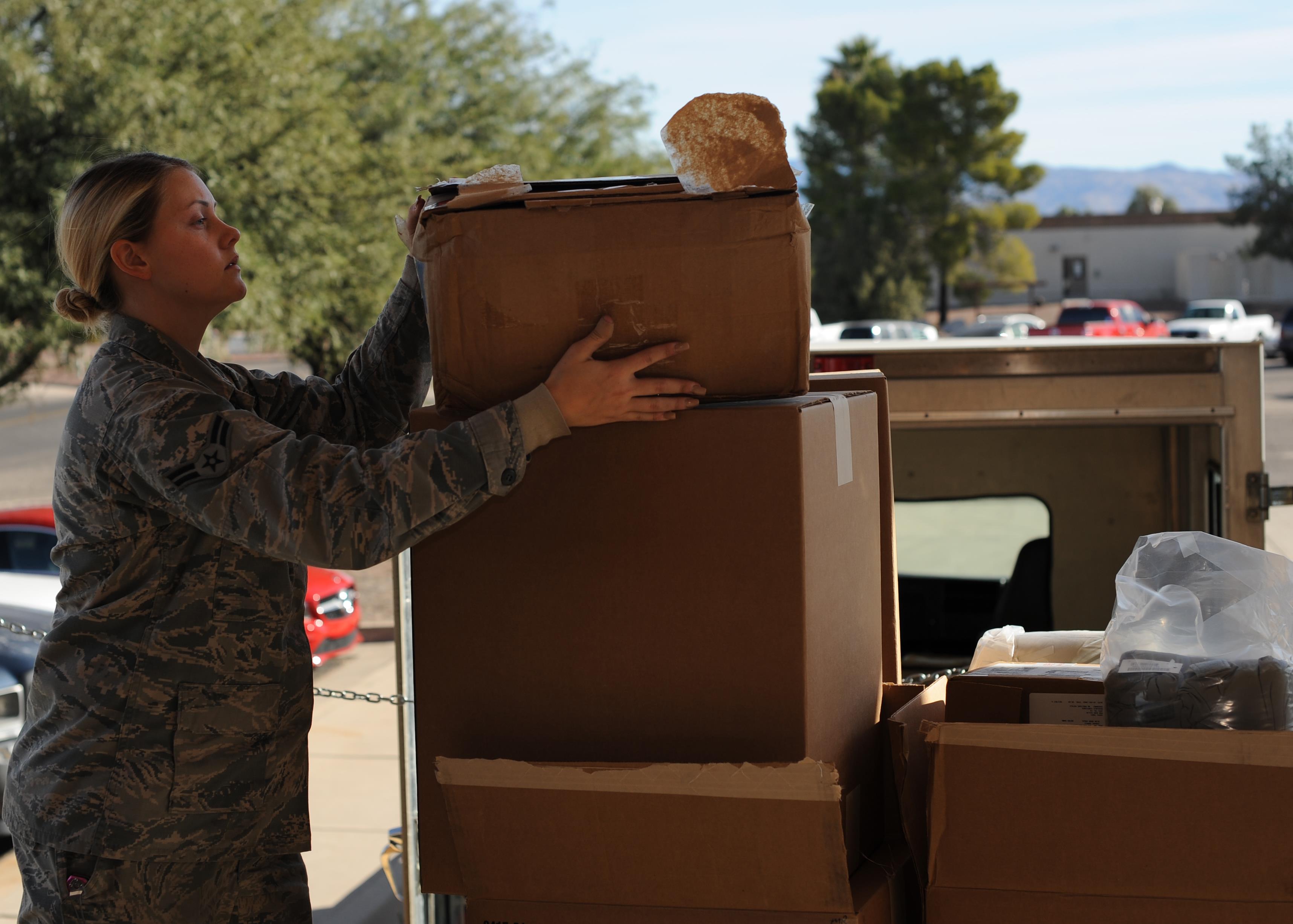 Thinking outside of the box: 355th LRS enhances deliveries using Wi-Fi ...