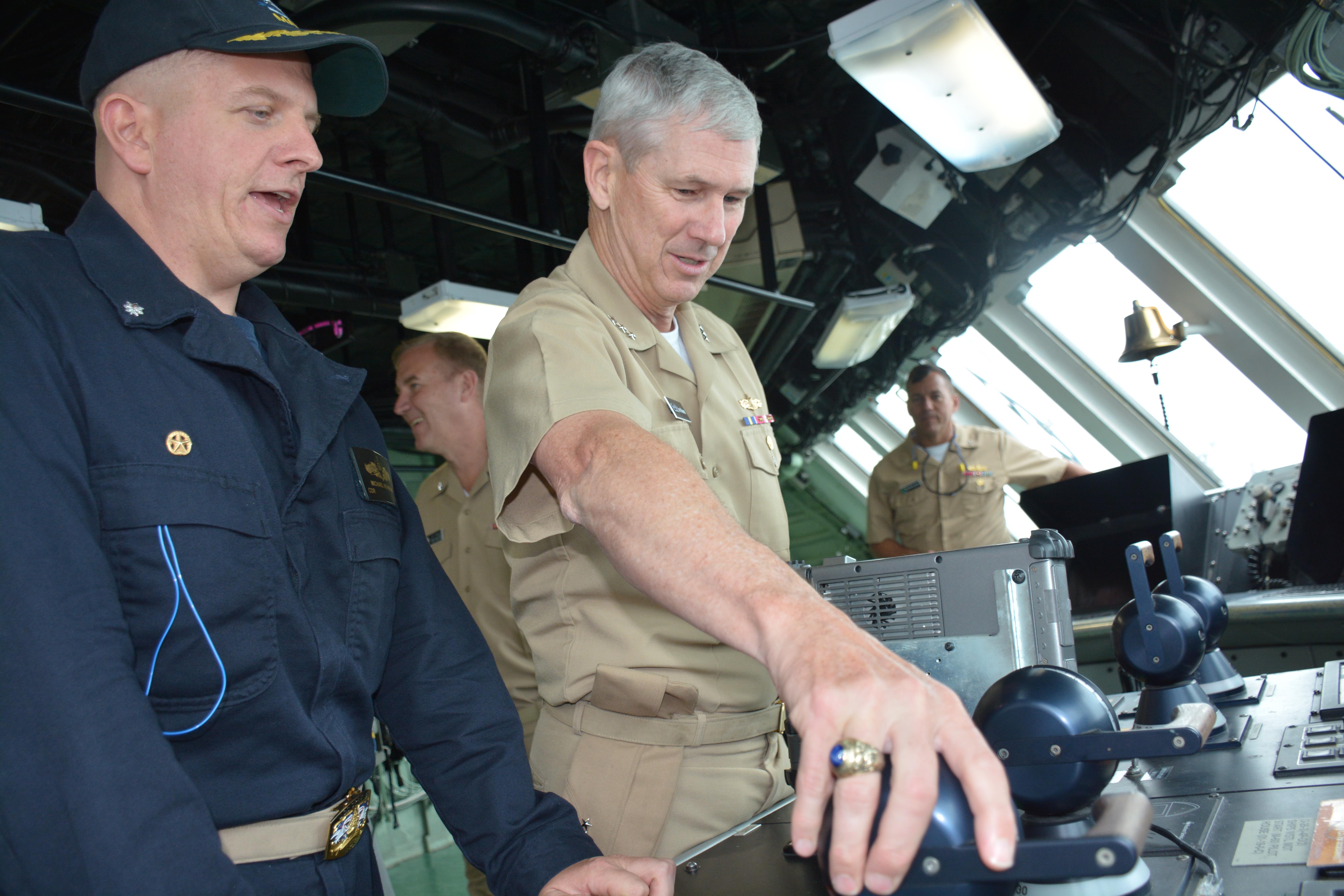 Vice Adm. Thomas Moore, Naval Sea Systems Command commander, explores ...