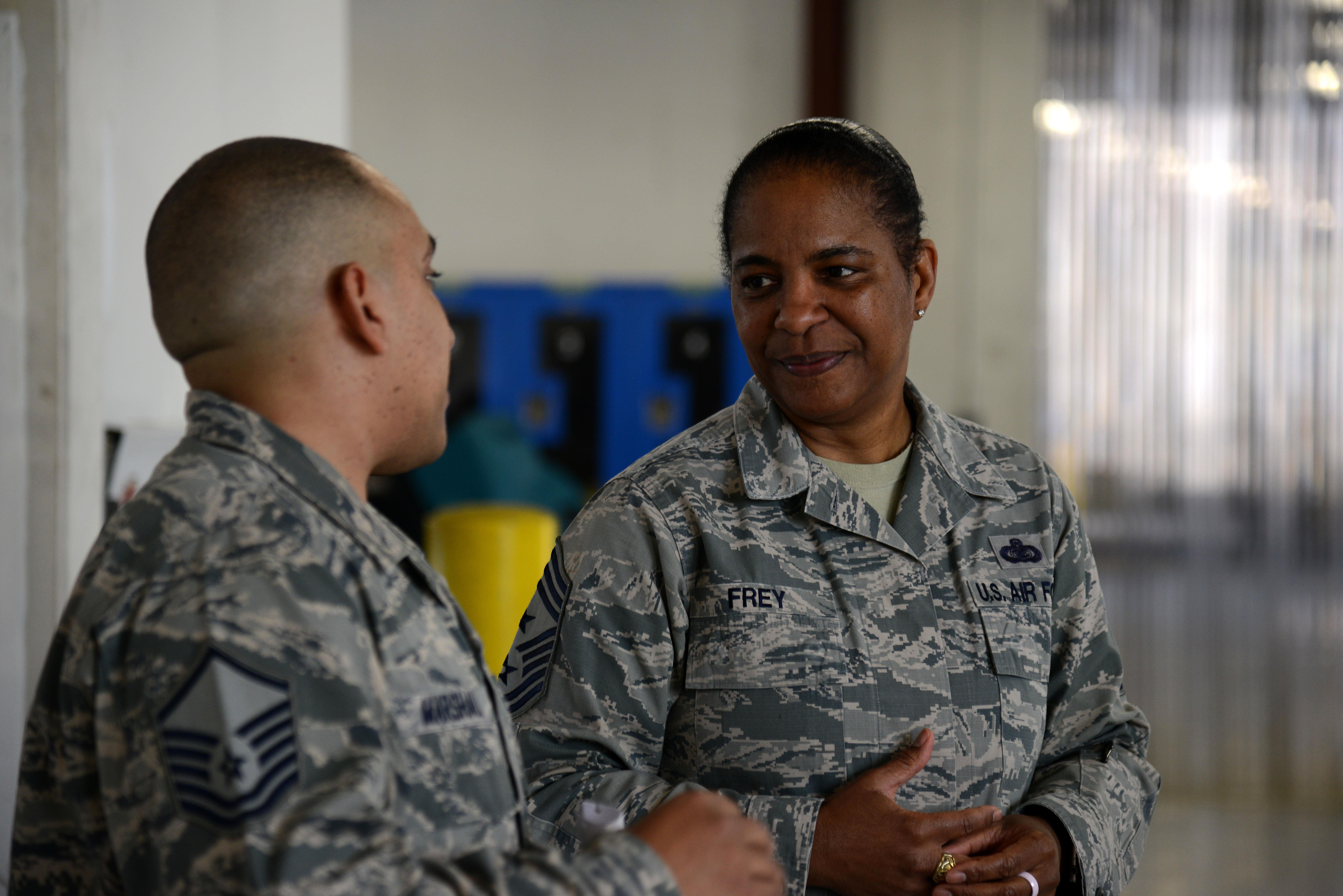 AMC Command Chief visits MacDill > MacDill Air Force Base > Display