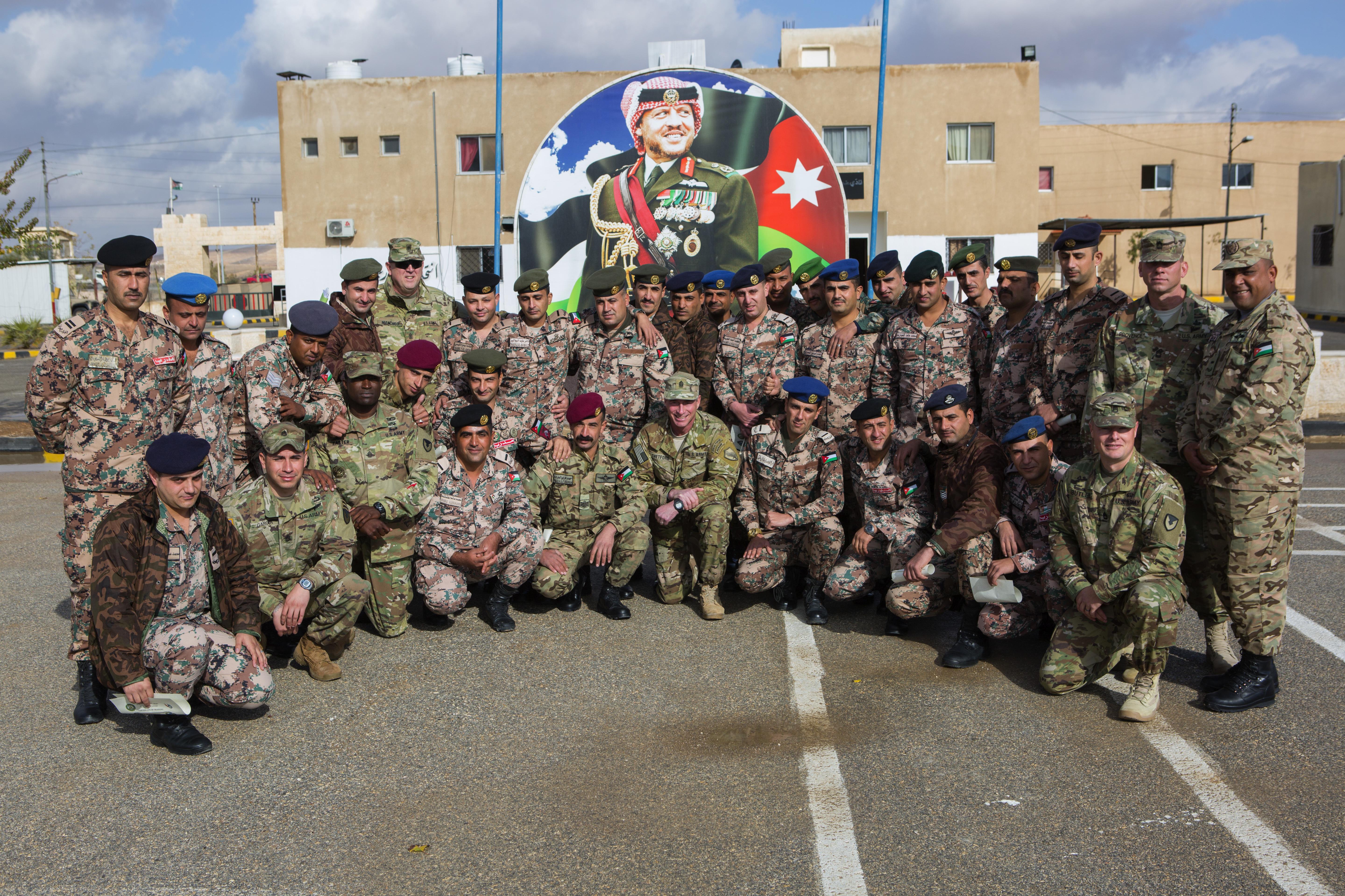 Jordanian NCOs partner with U.S. instructors