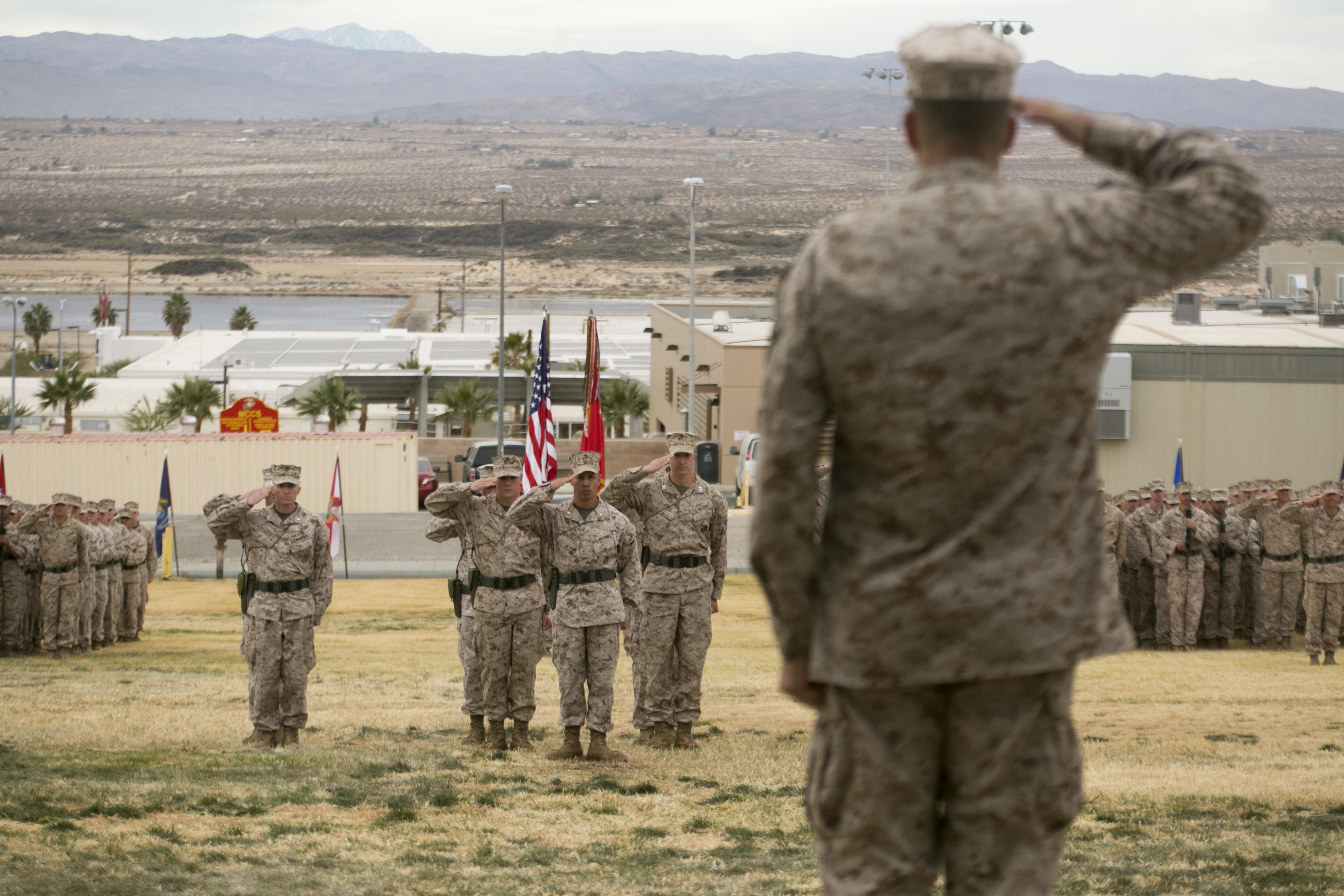 'Havoc' welcomes new commander > Marine Corps Air Ground Combat Center ...