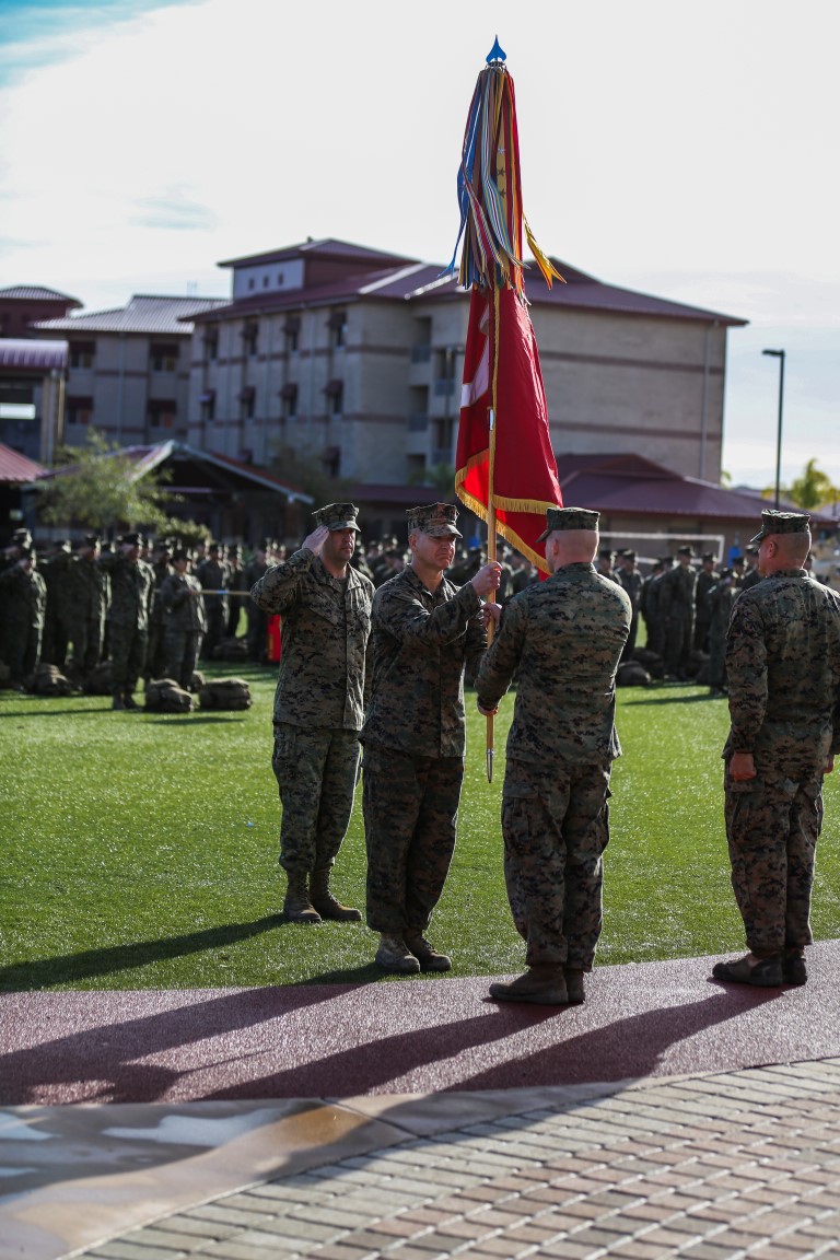 1st Marine Division Change of Command