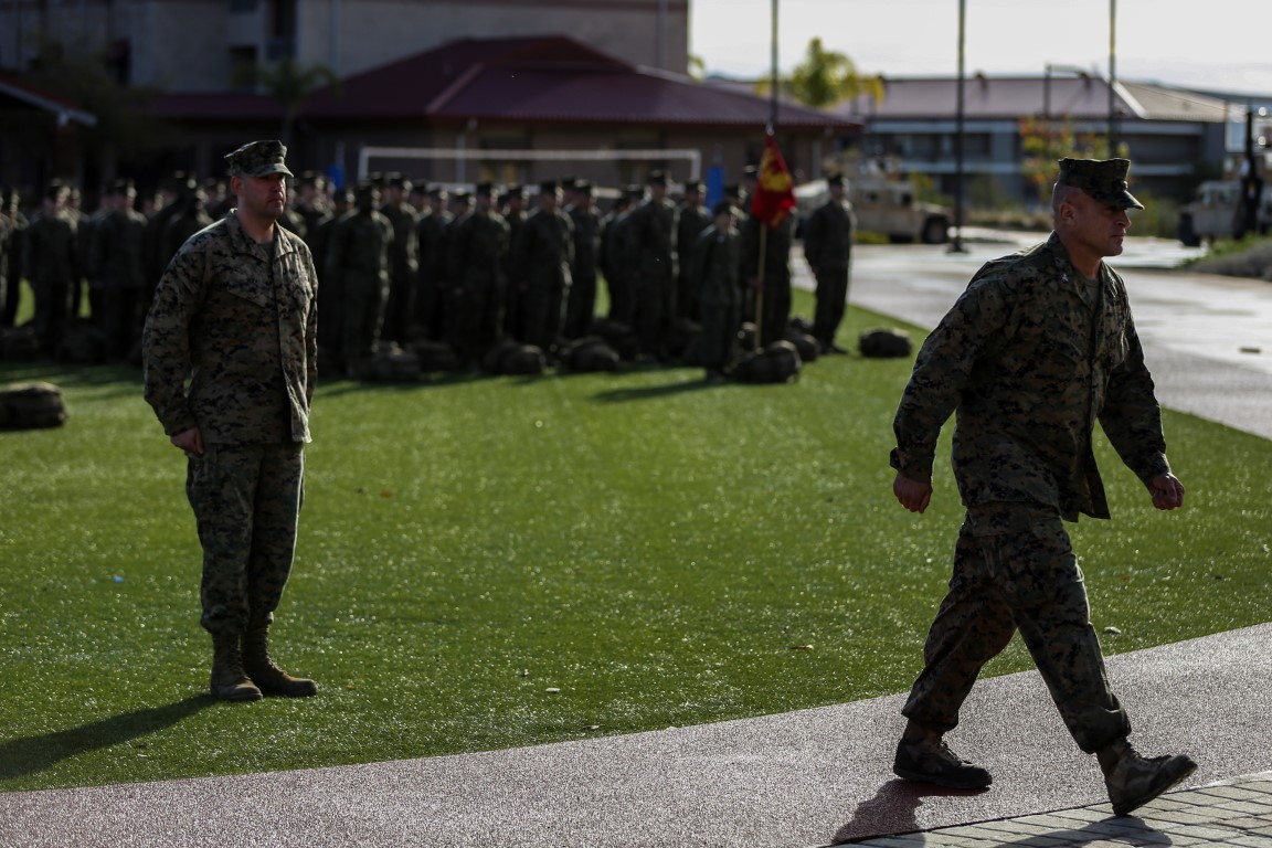 1st Marine Division Change of Command