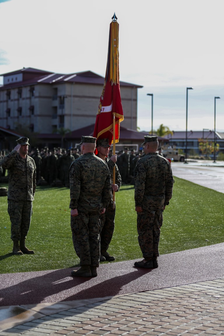 1st Marine Division Change of Command