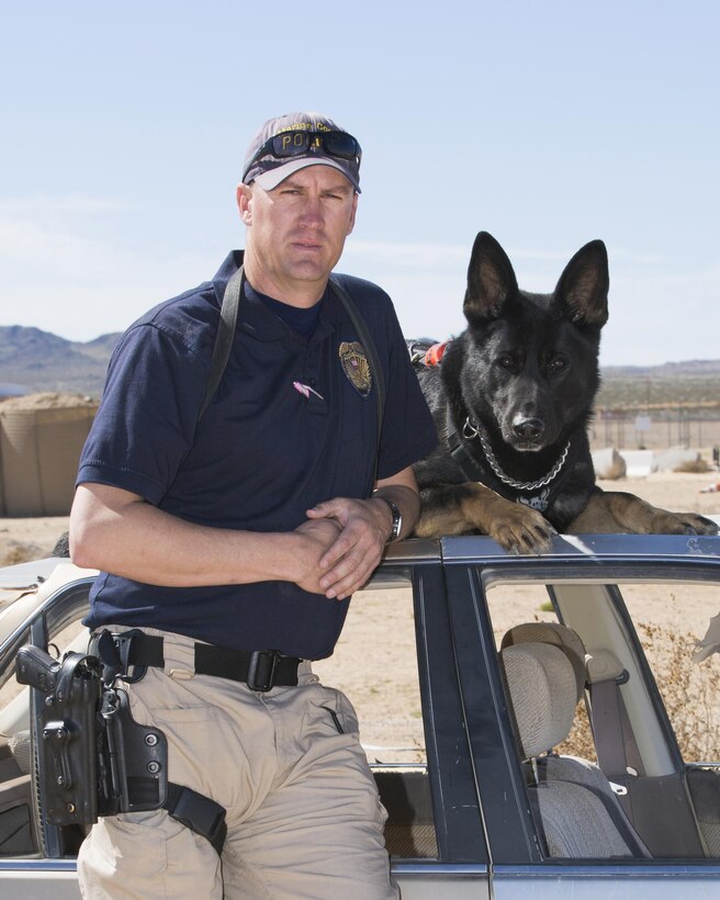 K-9 Sgt. Steven Goss and K-9 Hoky