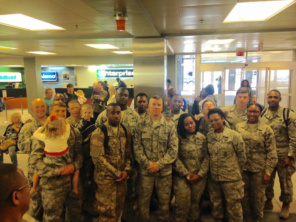 172d AW Security Forces Personnel Return