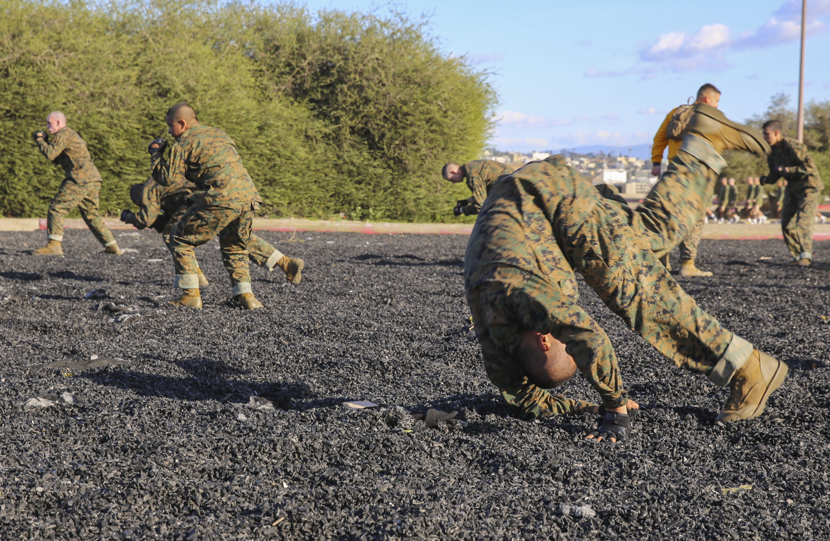Co. H - MCMAP Falls and Leg Sweeps
