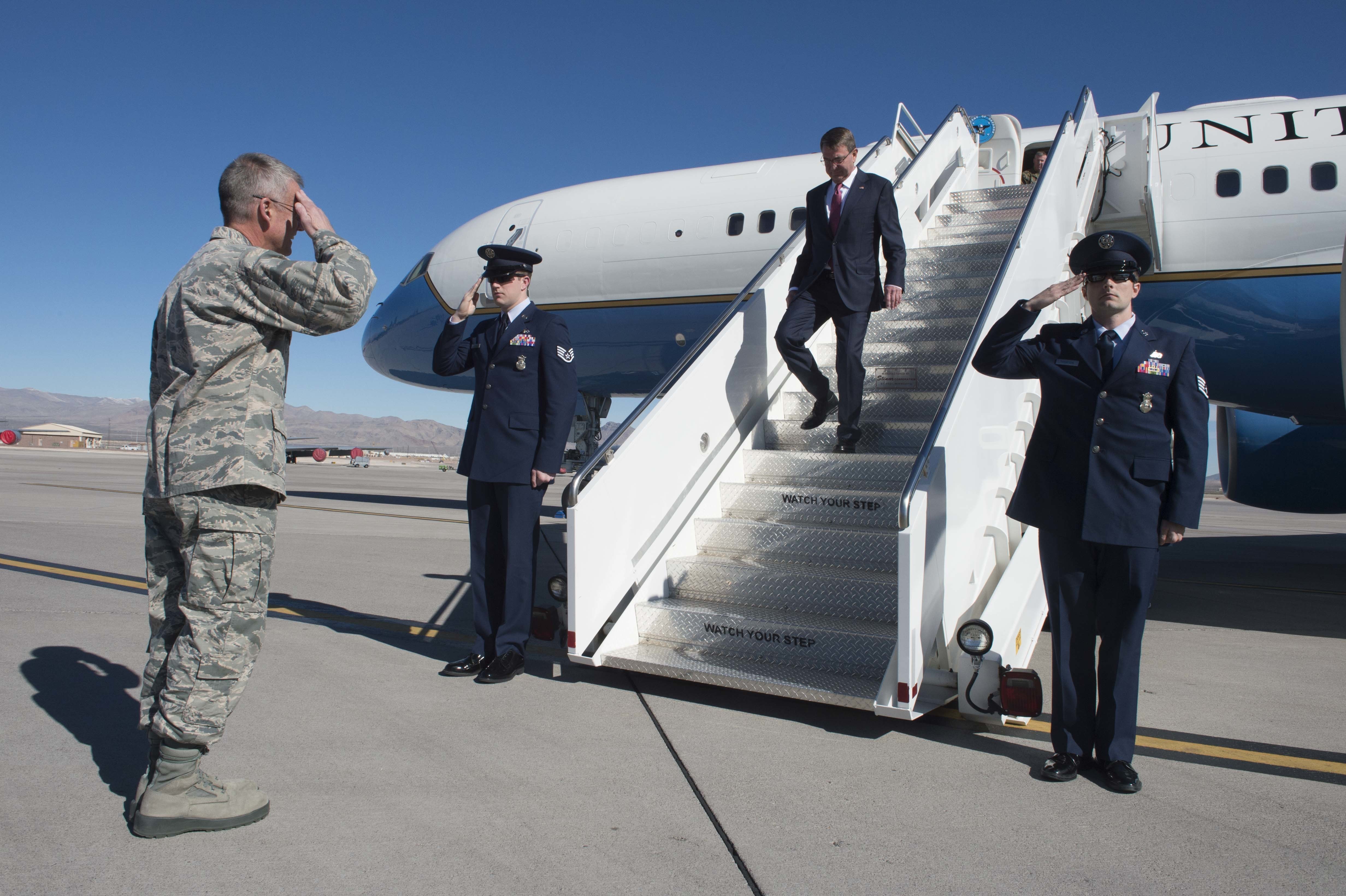 Nellis Arrival | U.S. Department of War