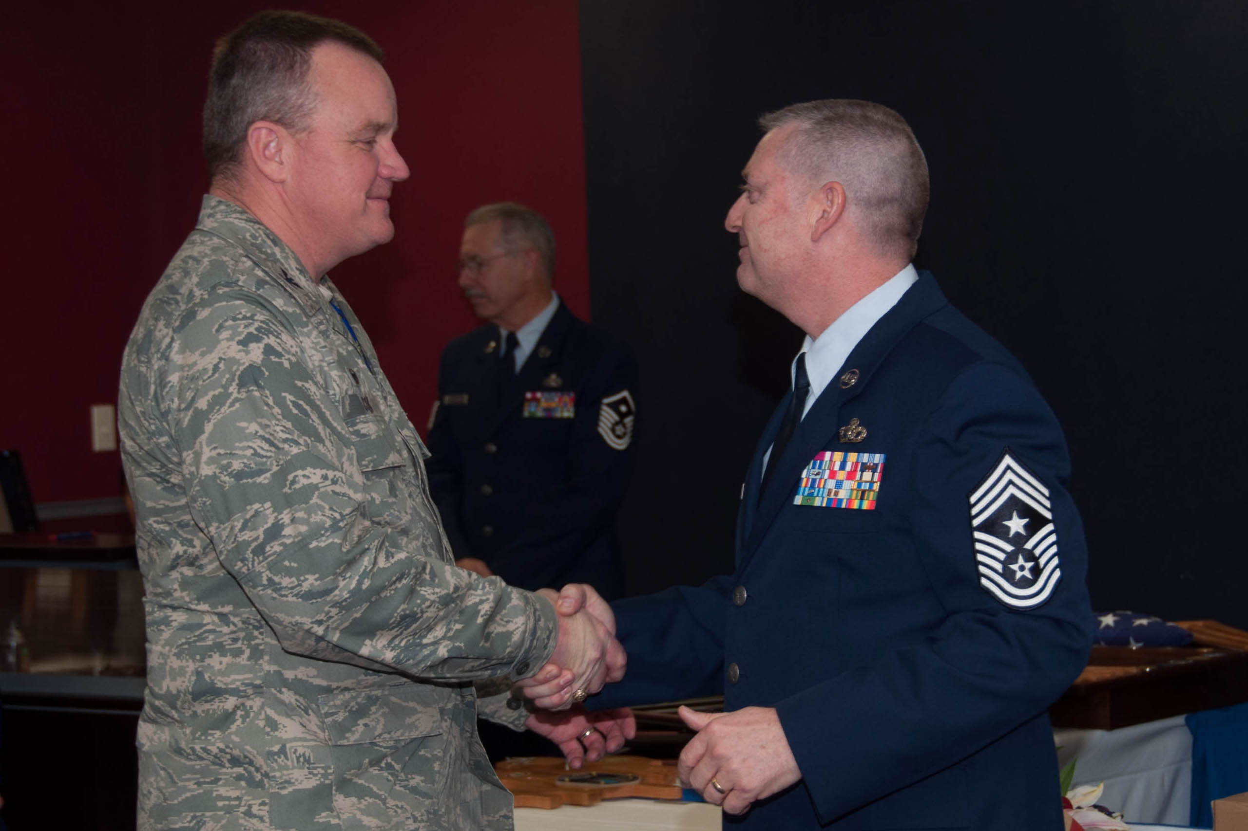 The 307th Bomb Wing Command Chief Master Sergeant retires after 30 years