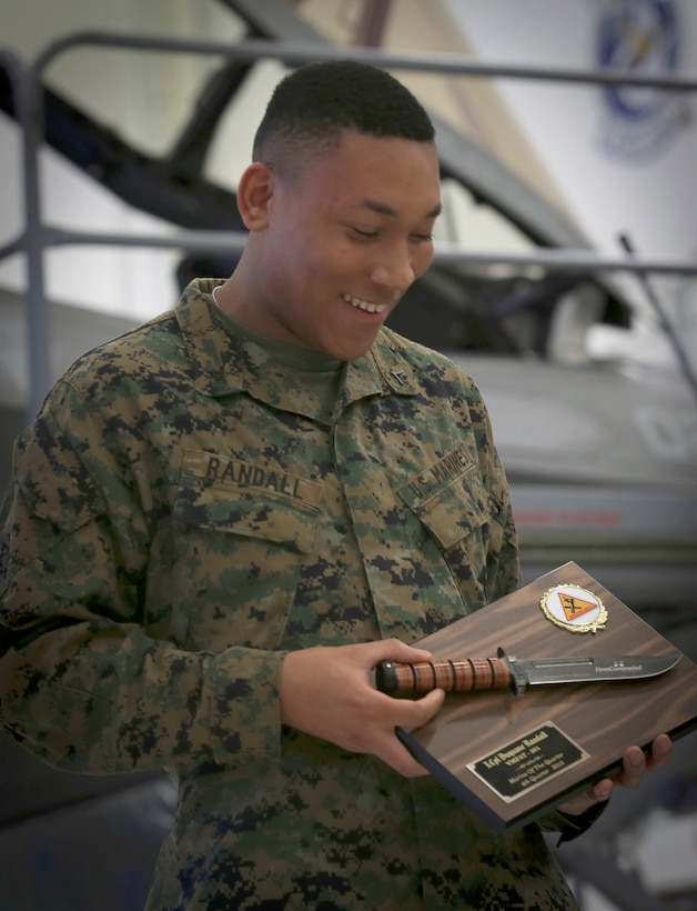 VMFAT-501 Marine of the Quarter recognized