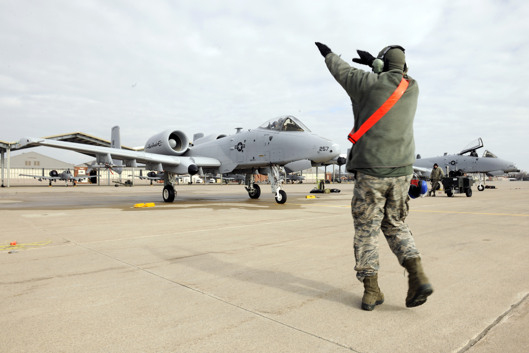 A-10 flight operations at Selfridge