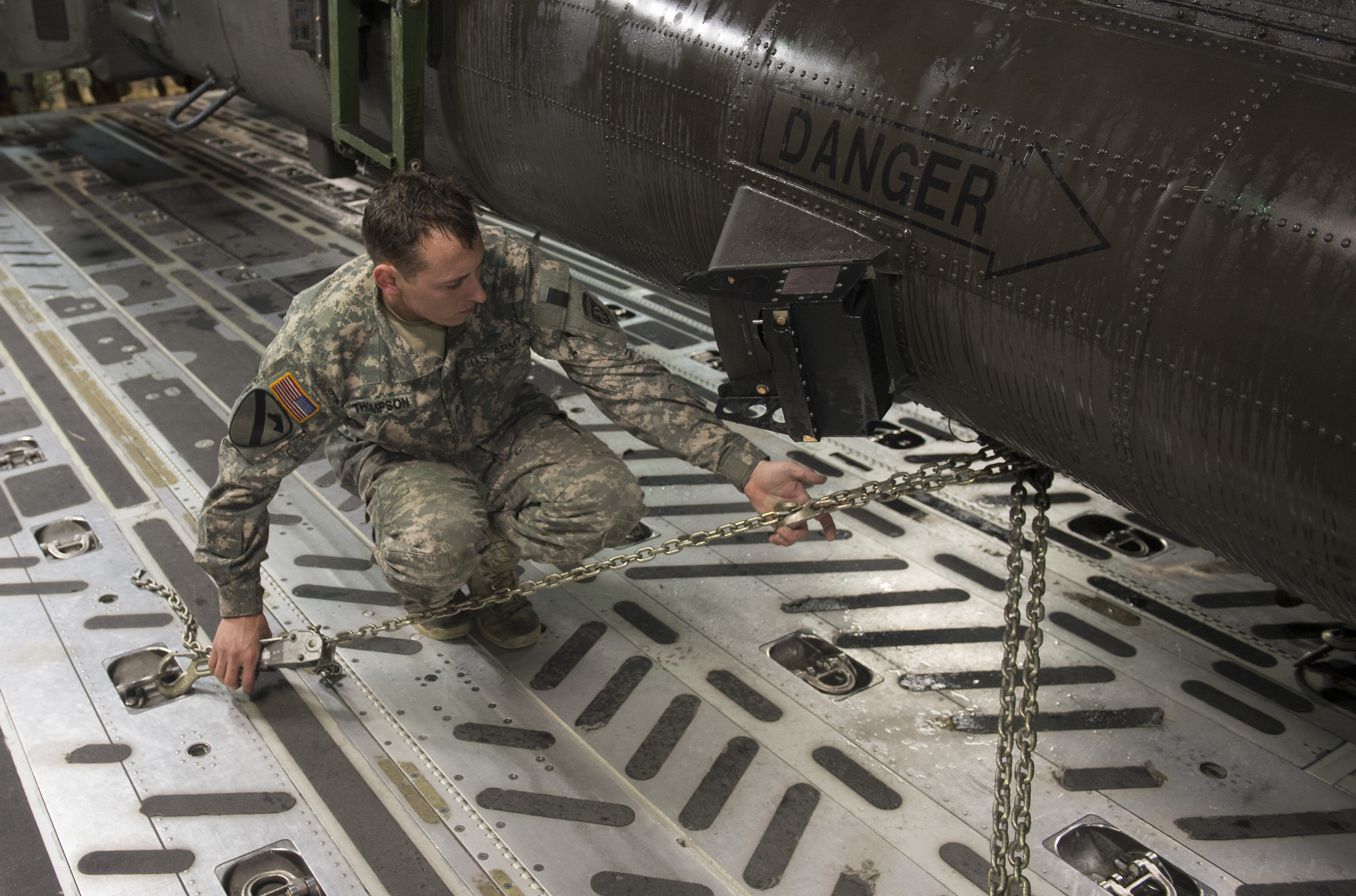 Tightening down Chains