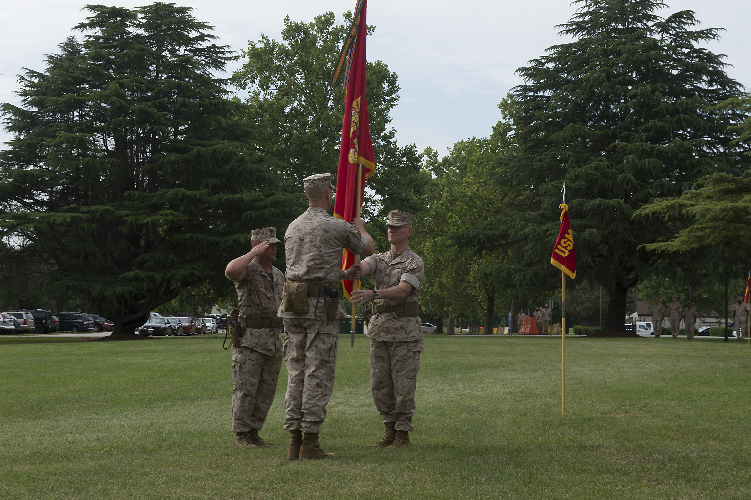 Marine Corps Security Force Regiment change of command