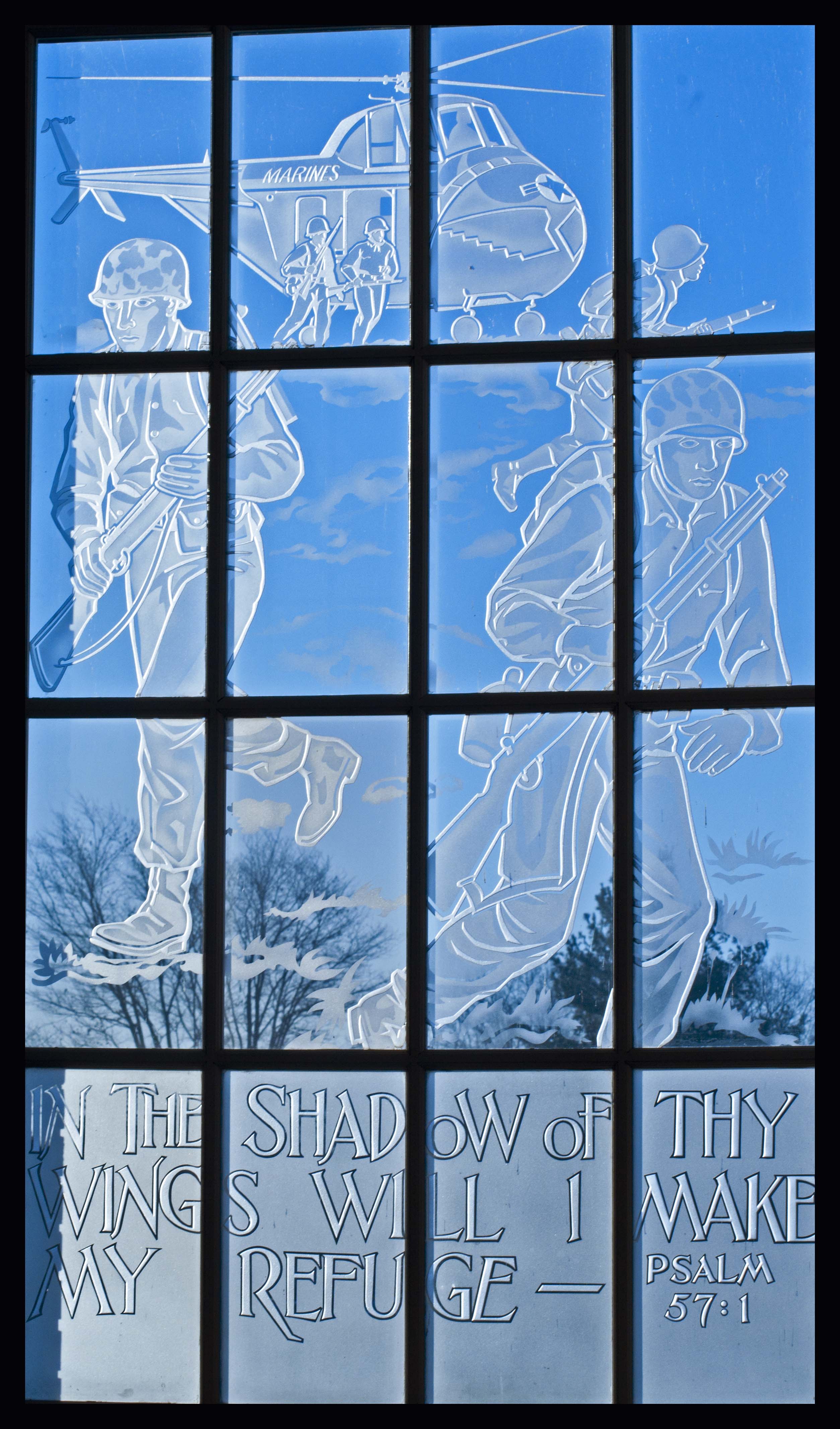 Beautiful etchings adorn the chapel > Marine Corps Base Quantico > News ...