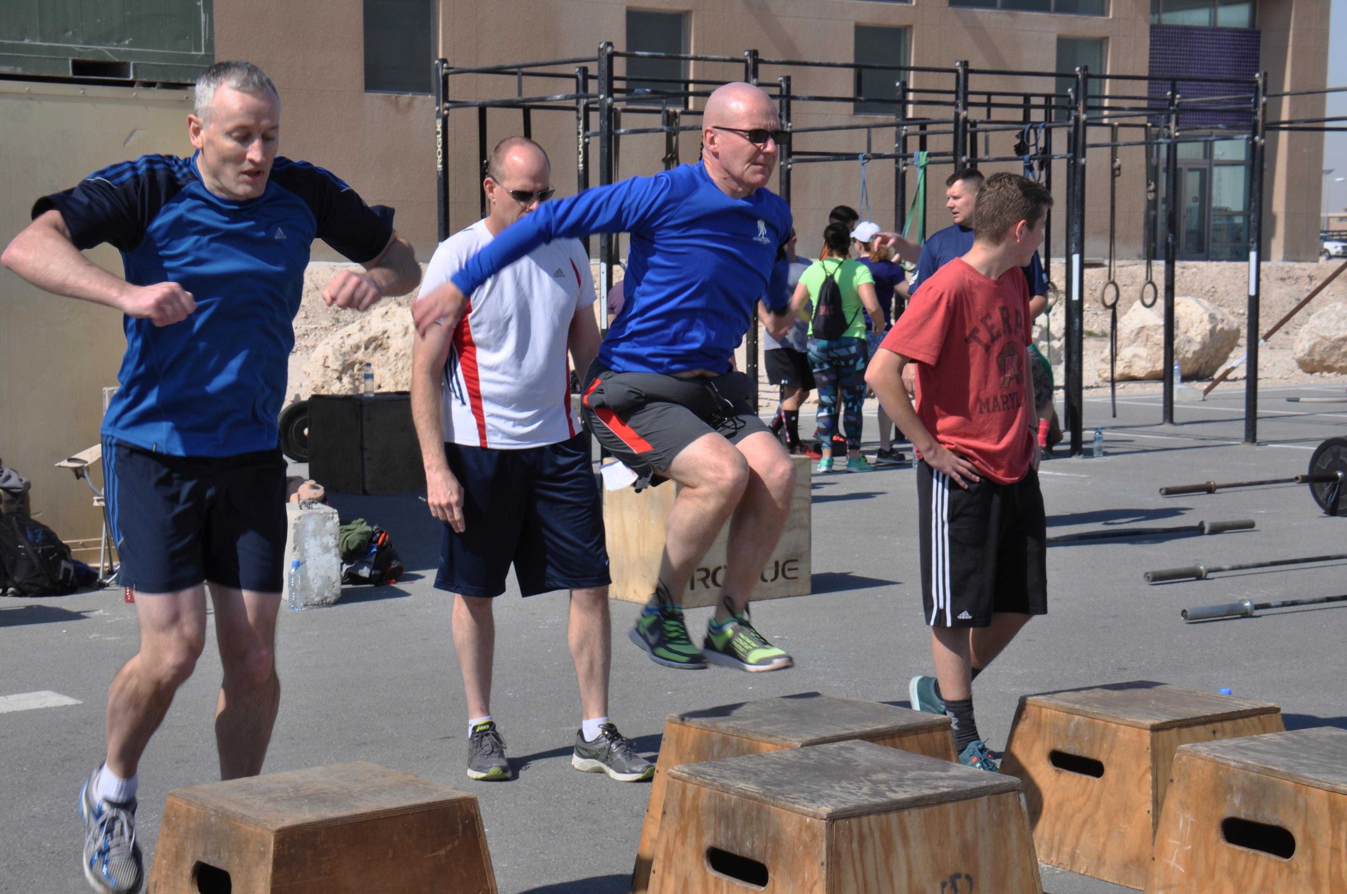 Box jumps...Chief style