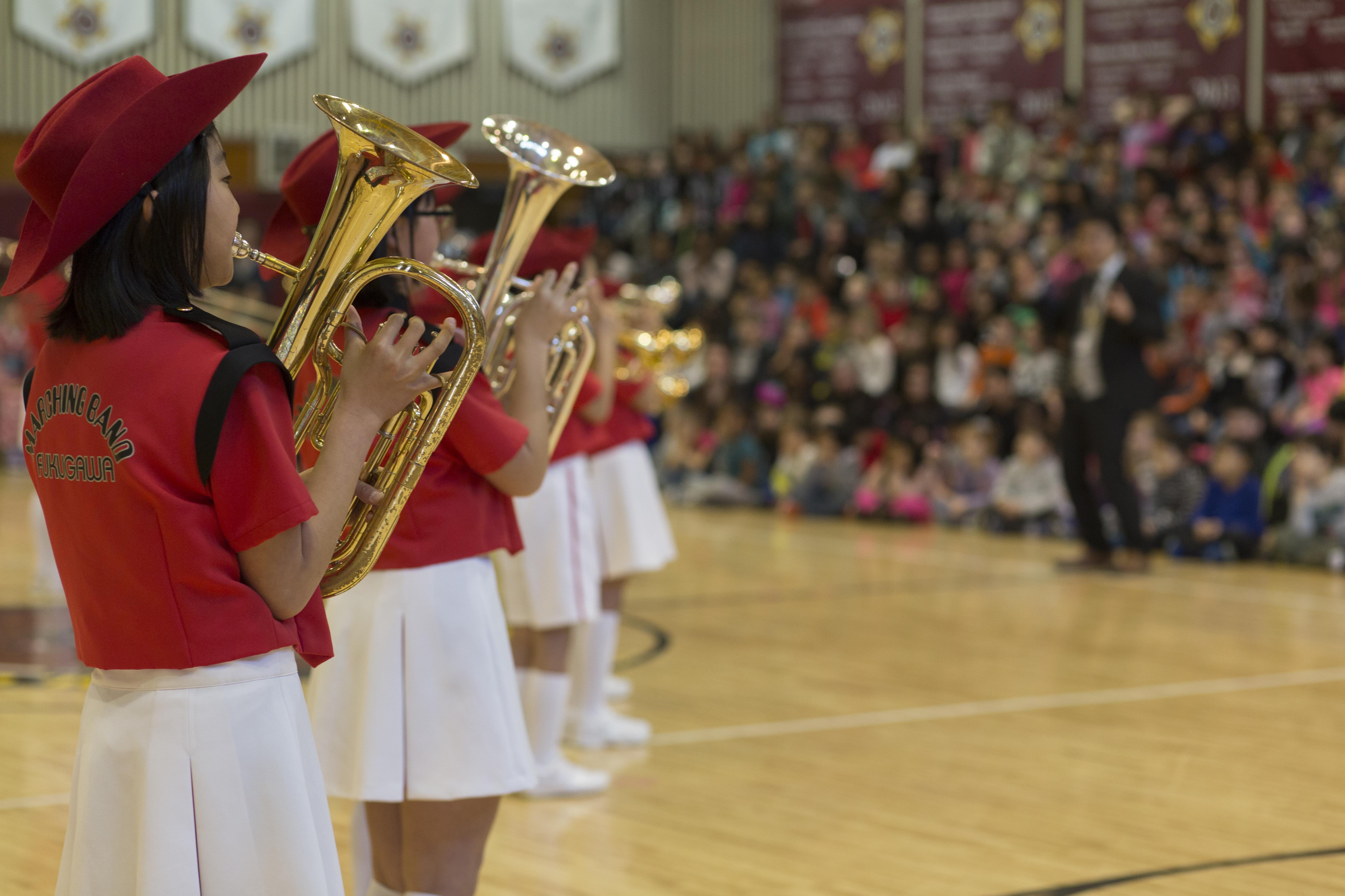Japanese cultural exchange program performs at M.C. Perry