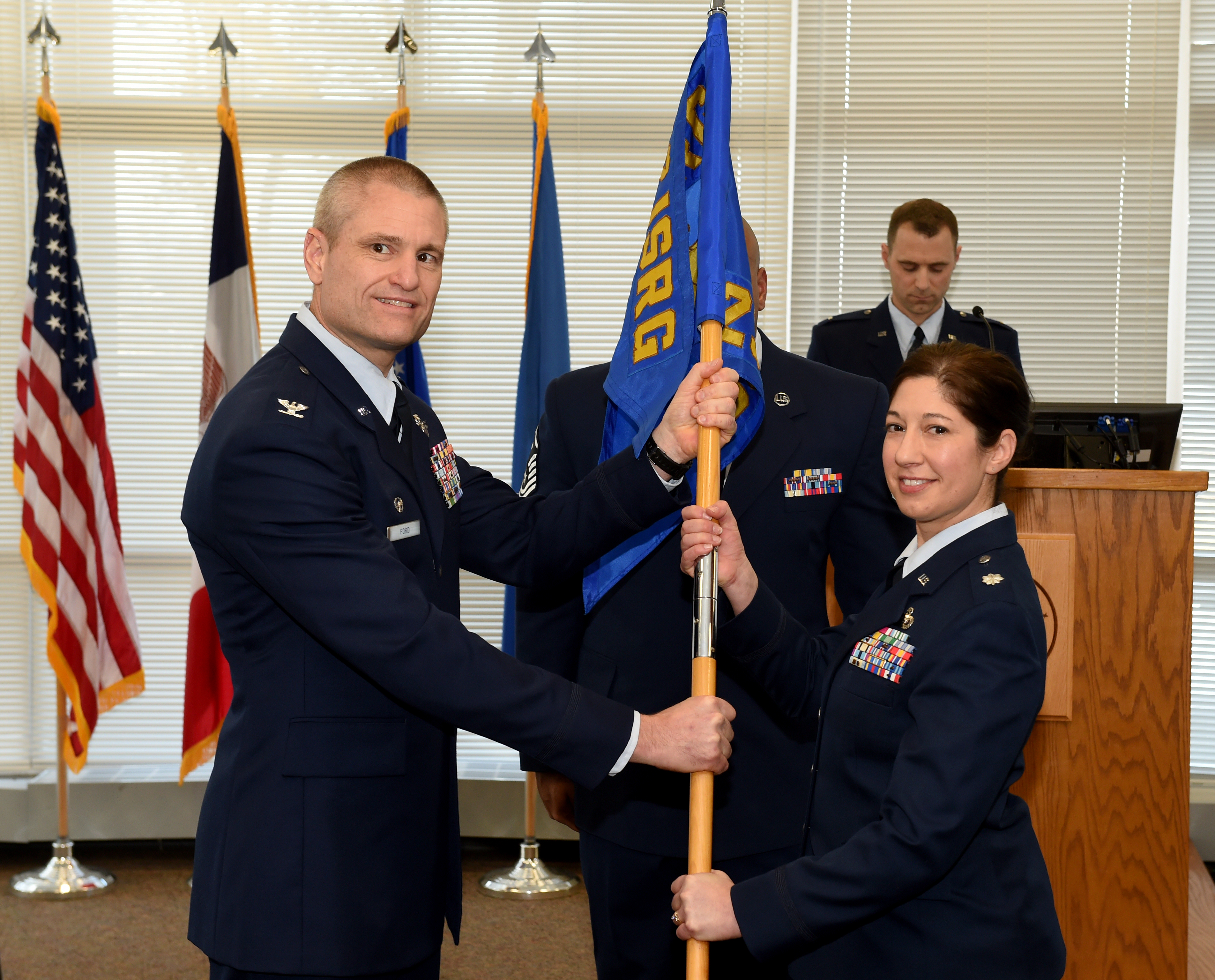 233rd Intelligence Squadron Change of Command