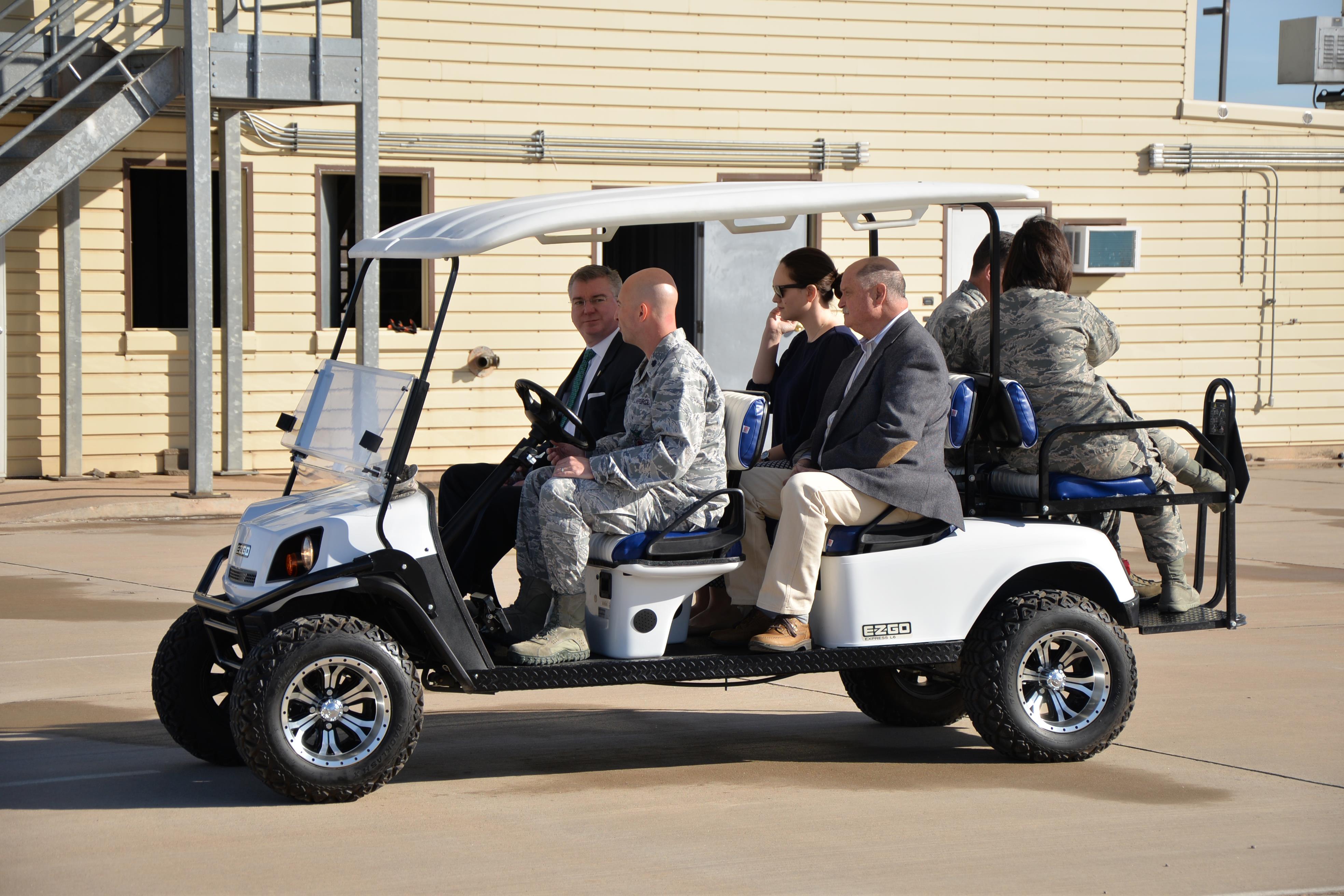 Keith Graf visits Goodfellow Air Force Base