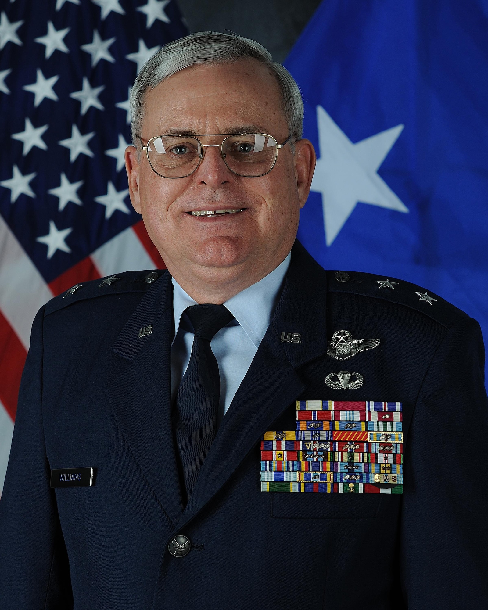 MAJOR GENERAL GEORGE F. WILLIAMS > Air Force > Biography Display
