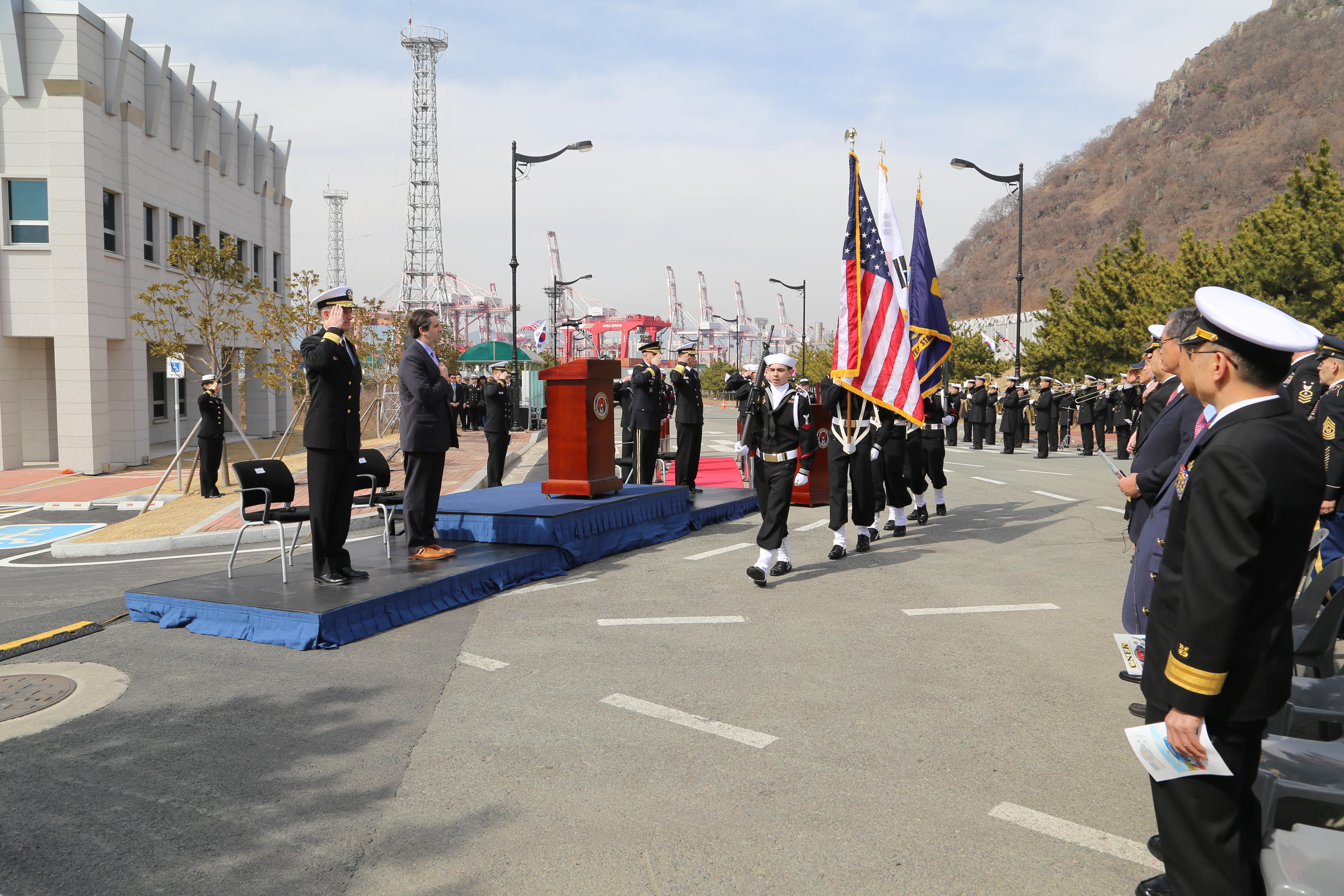 U.S. Navy officially opens HQ in Busan