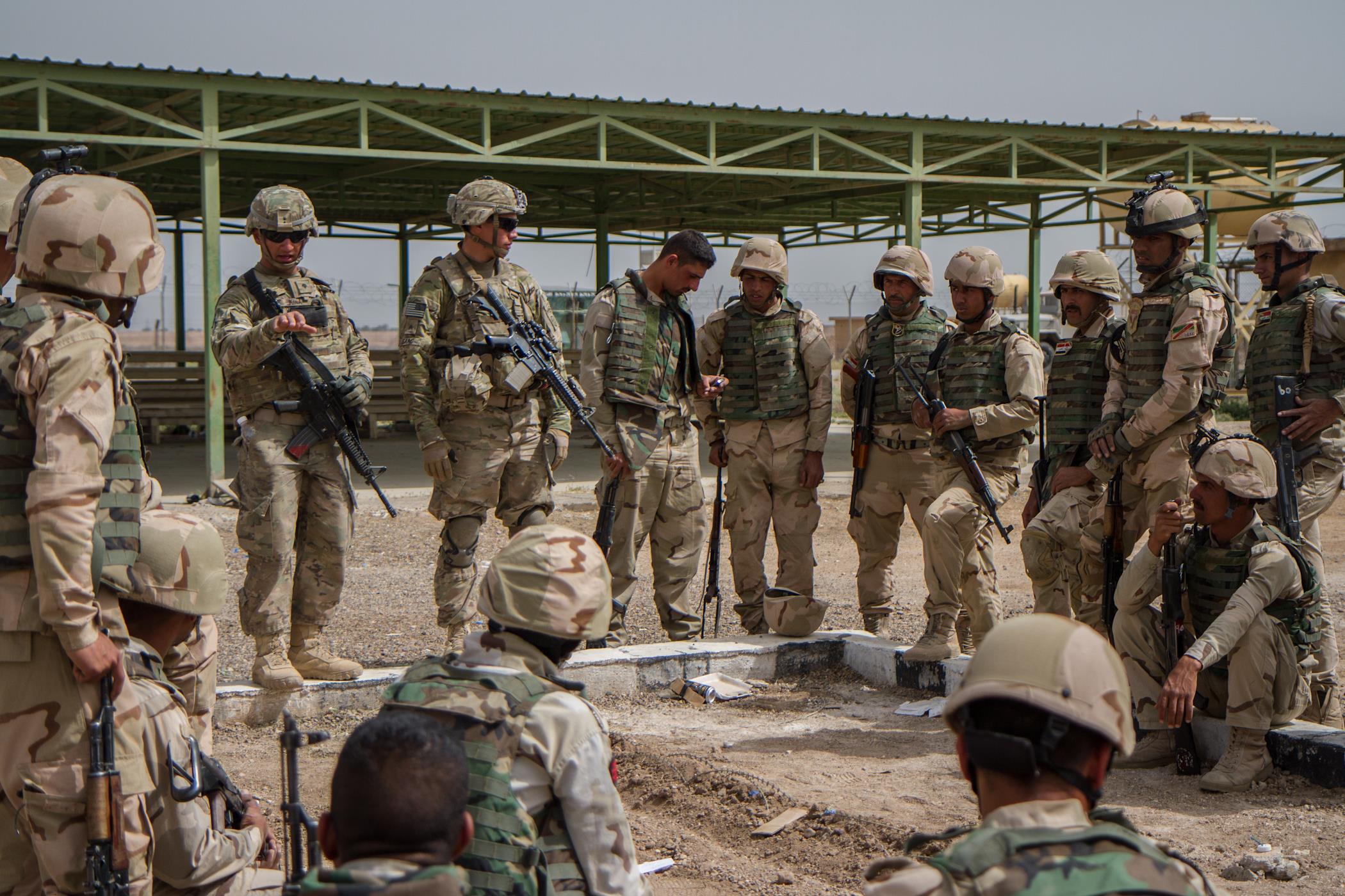 US Soldiers prepare Iraqi army for sustained success