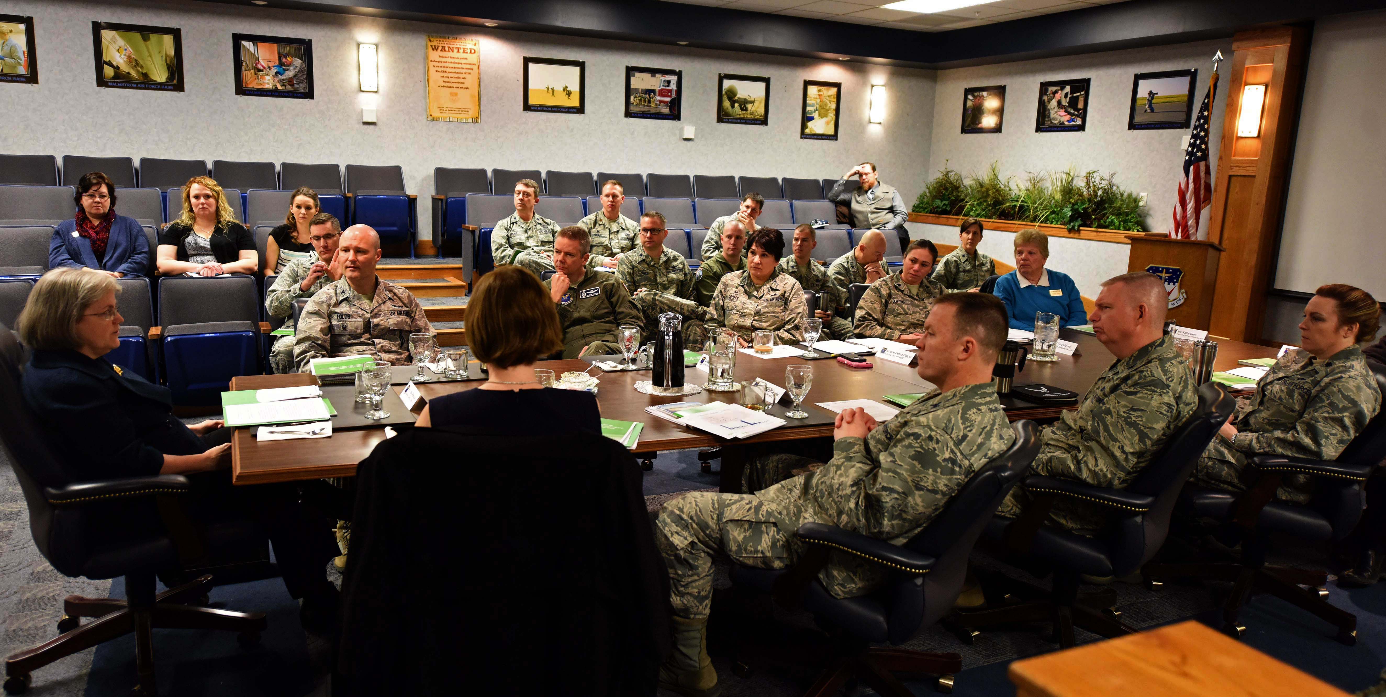 Holly Petraeus visits Malmstrom, teaches Airmen financial lifesavers ...