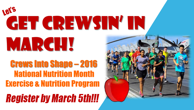 Crews Into Shape: Nutrition Awareness Month Challenge > Air Force Medical Service > News
