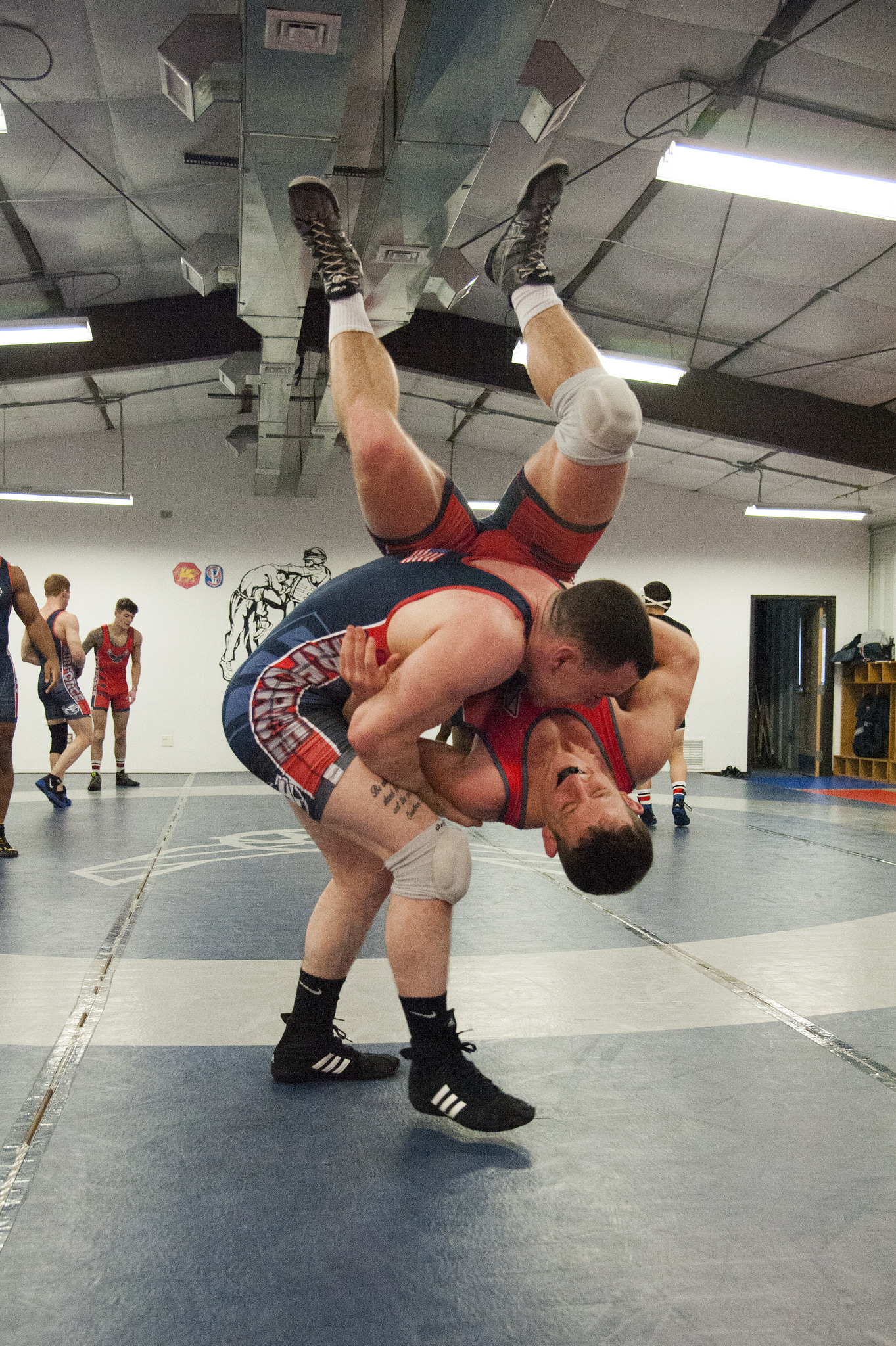 Air Force wrestling team takes to the mat at JBMDL