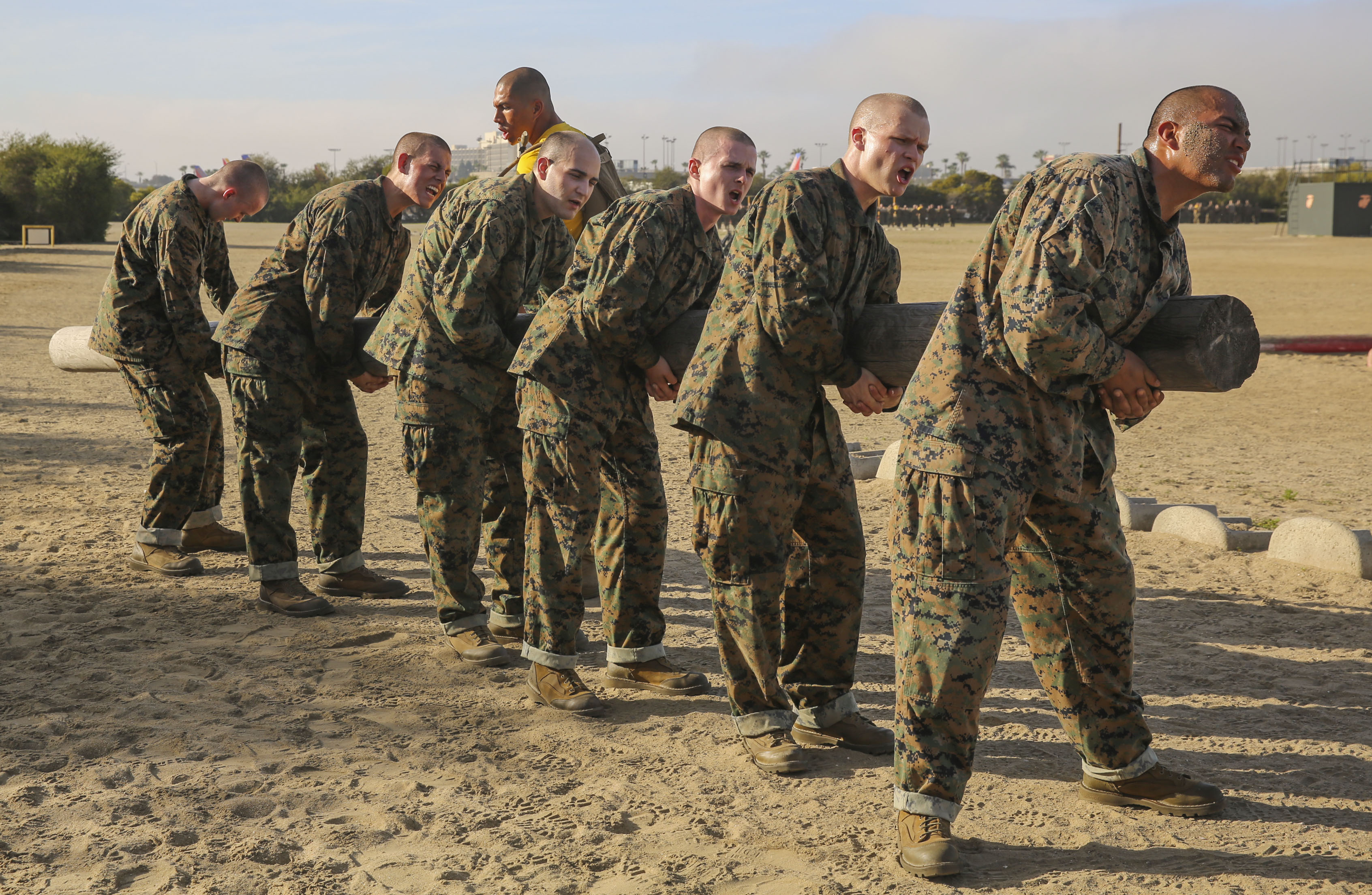Co. G - Log Drills