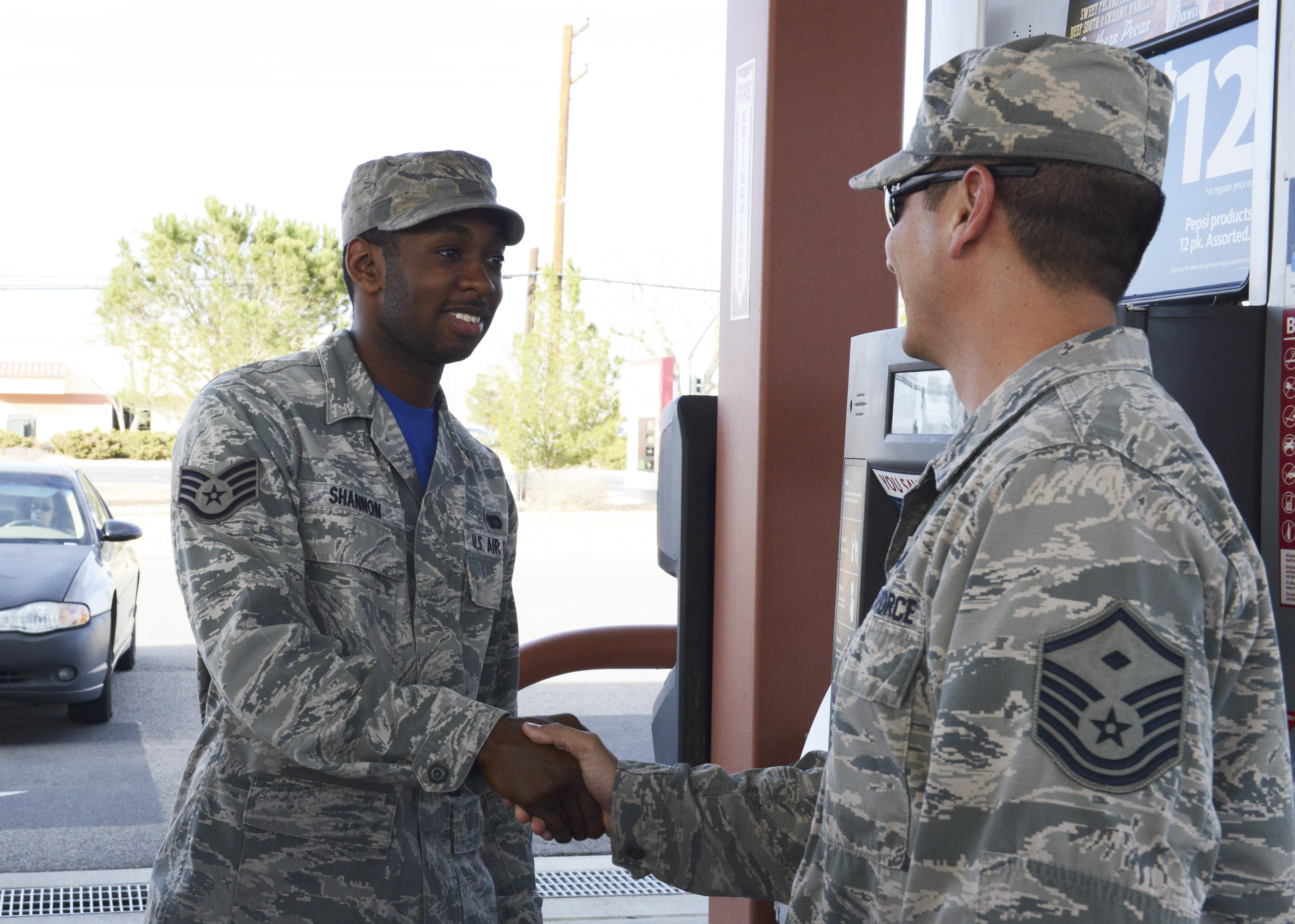 'Random acts' fuels smiles courtesy of first shirts > Edwards Air Force ...