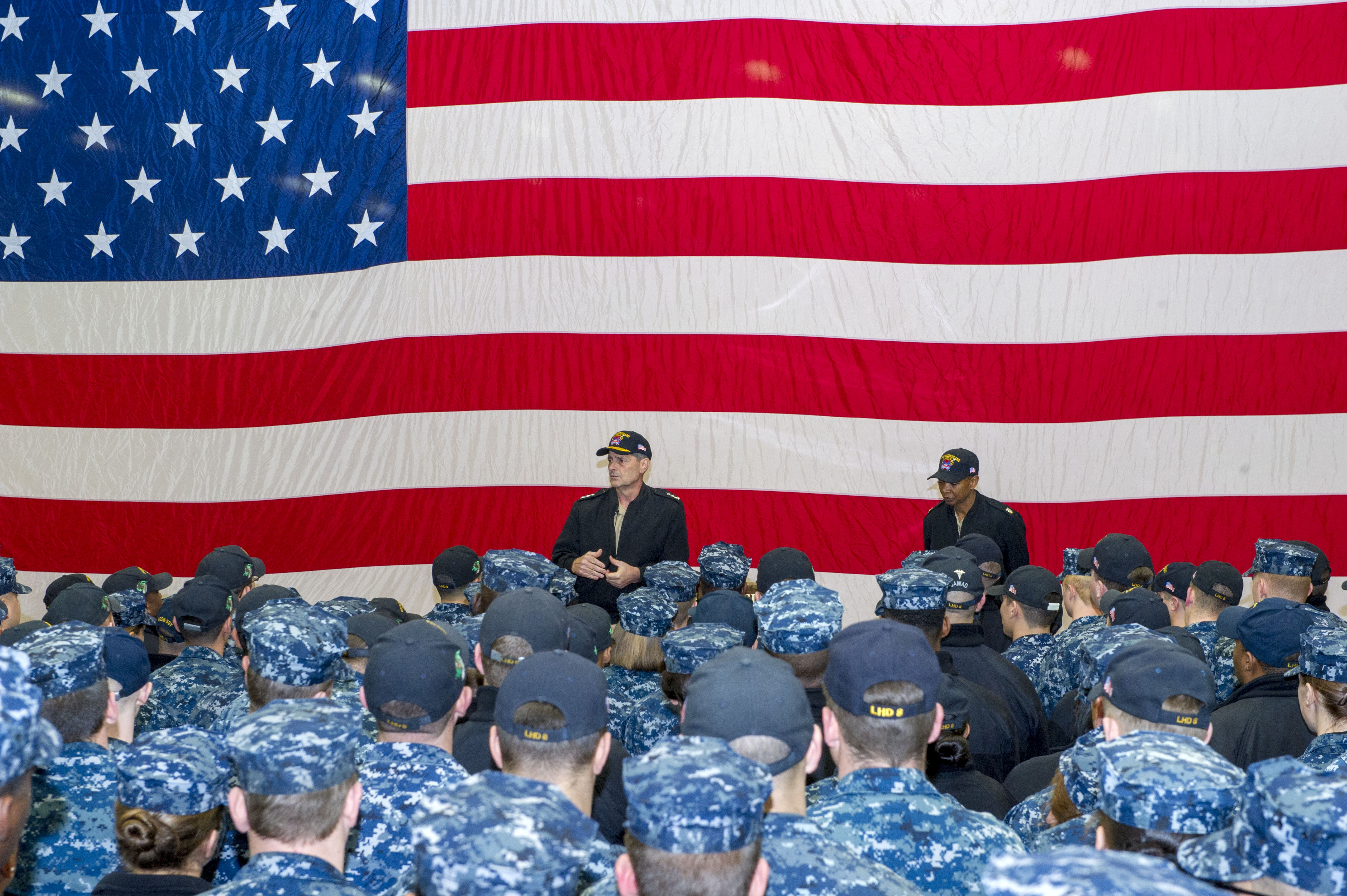 Chief of Naval Personnel visits USS Makin Island Sailors > United ...