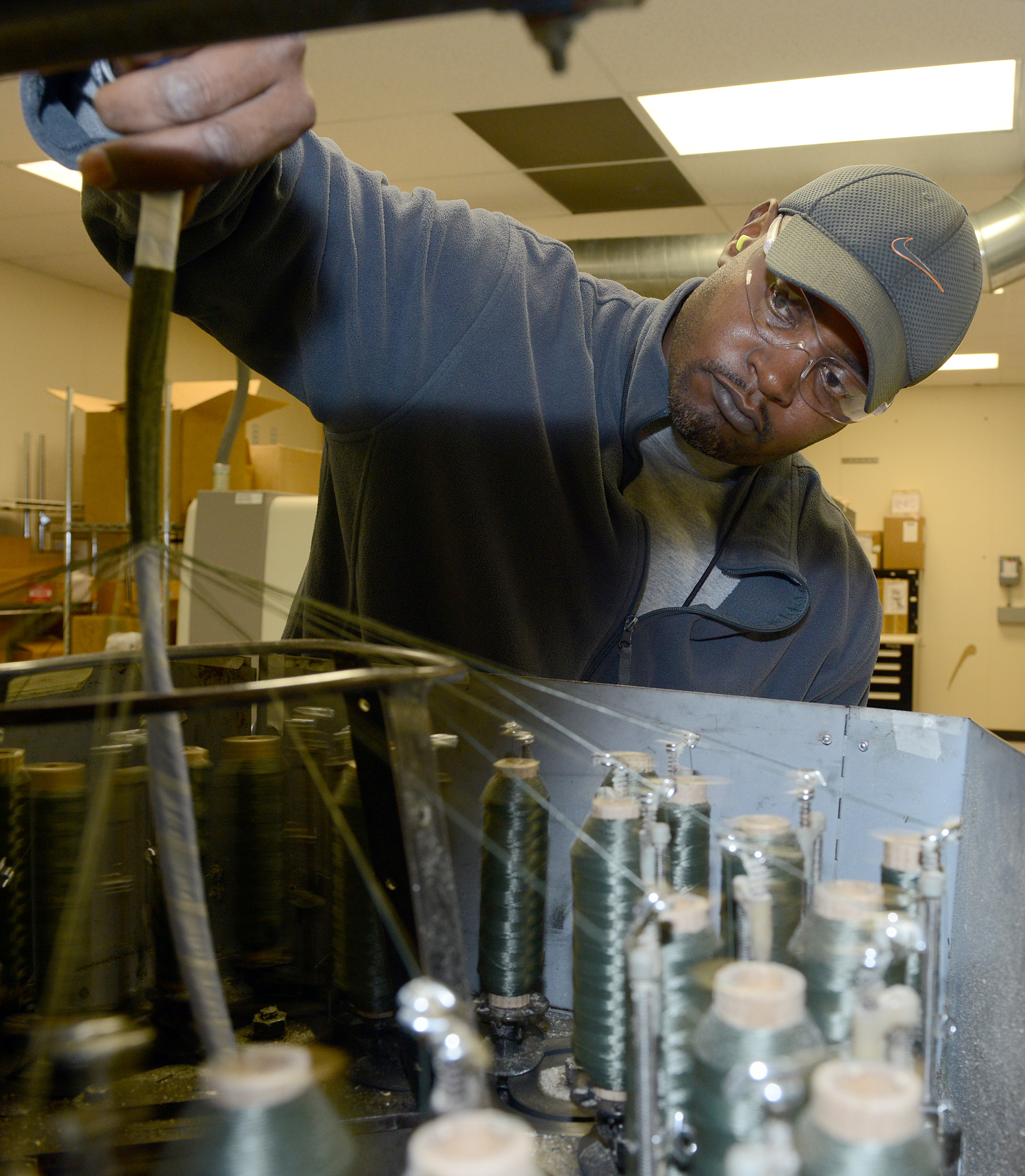 Manufacturing shop maintains cables that operate on a variety of weapon ...