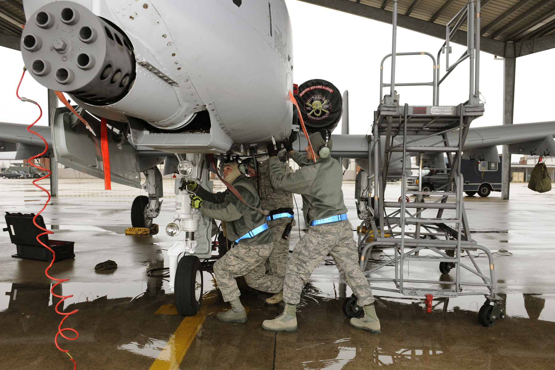 A-10 gun inspection
