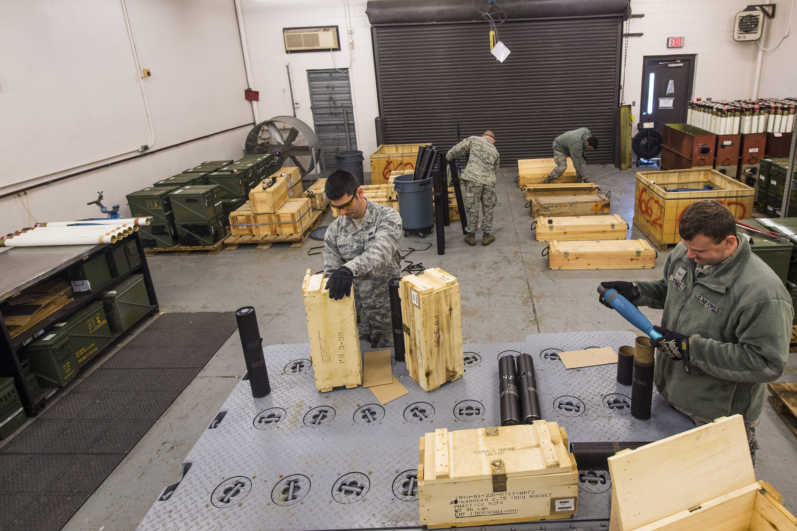 Combatant fireworks: EMS assembles warfighting rockets > Moody Air ...