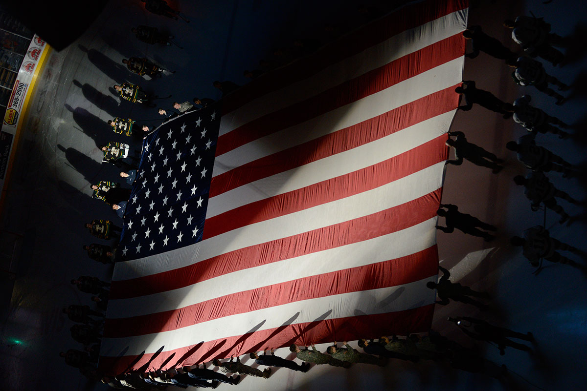 Service members, cadets present flag > Joint Base Elmendorf-Richardson ...