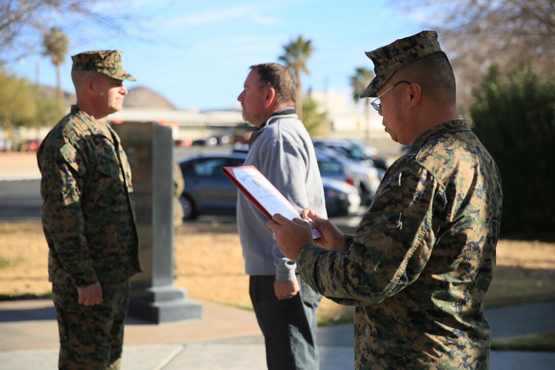 Combat Center honors civilian