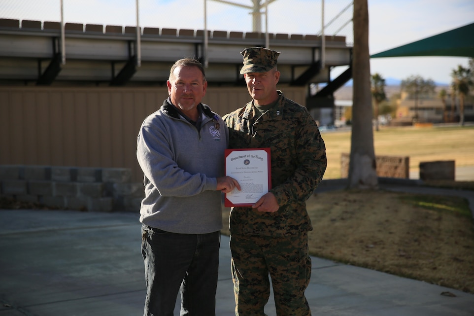 Combat Center honors civilian > Marine Corps Air Ground Combat Center ...