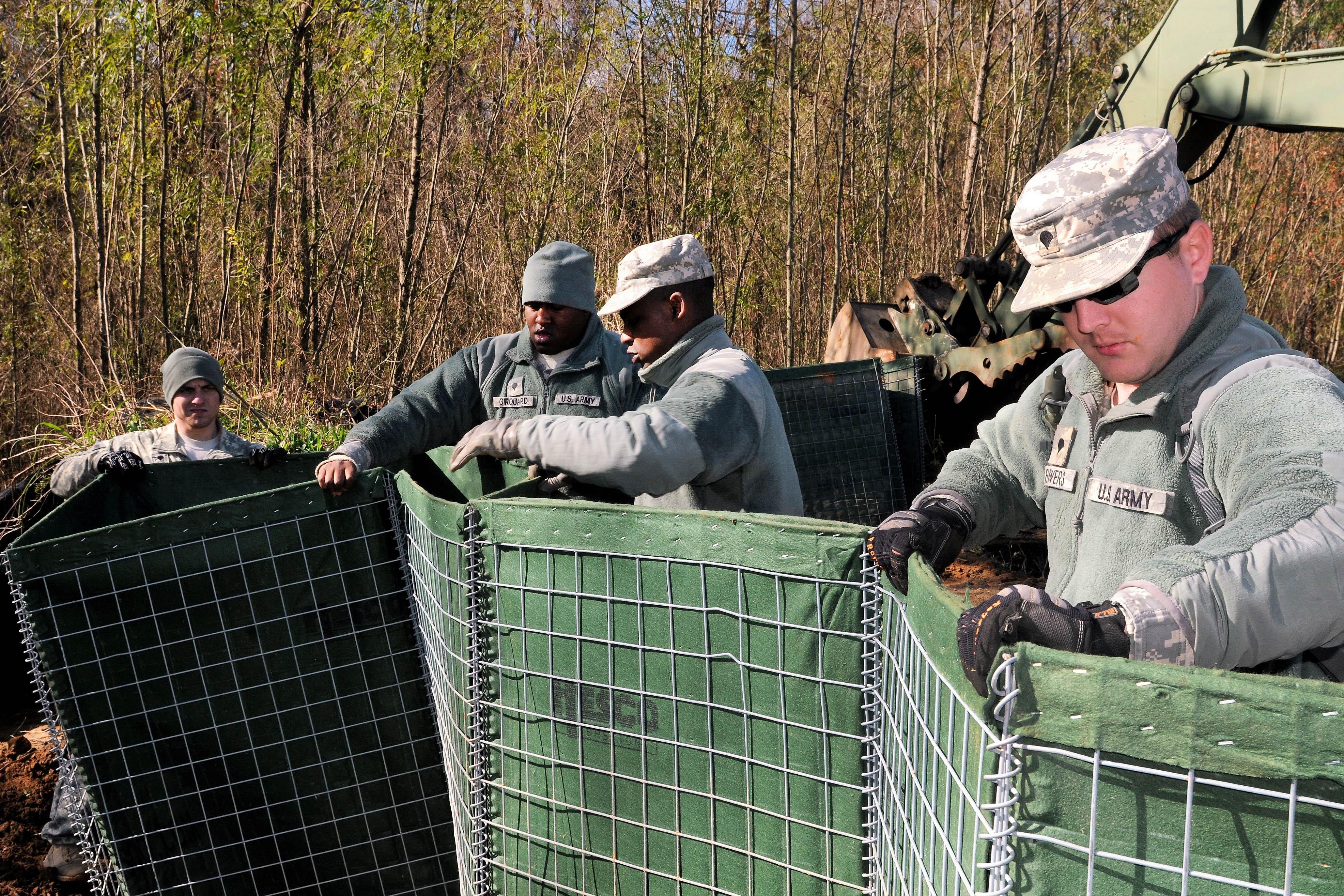 Erecting Barriers | U.S. Department of War