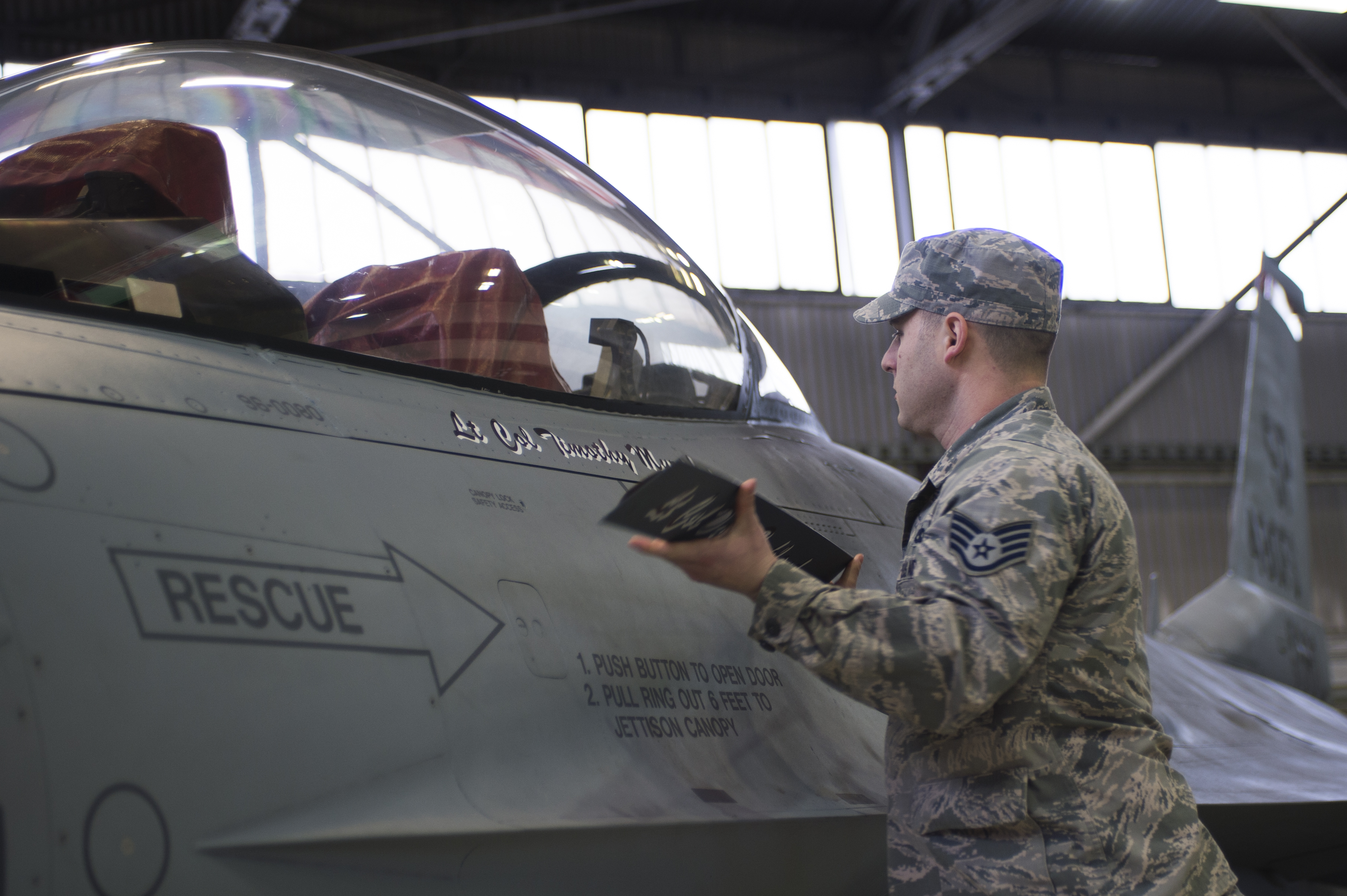 First In, Last Out: Warhawks salute new commander > Spangdahlem Air ...