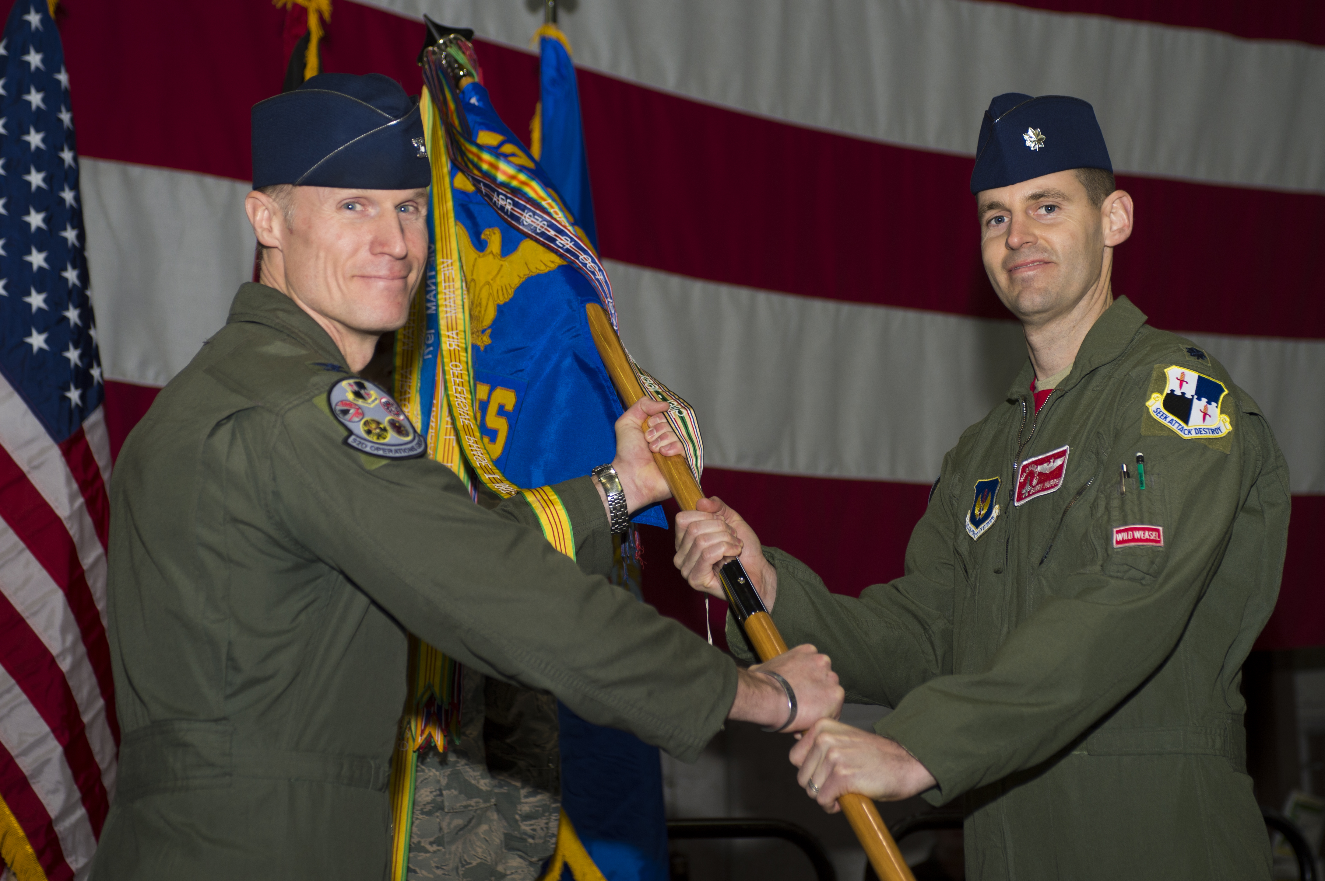 First In, Last Out: Warhawks salute new commander