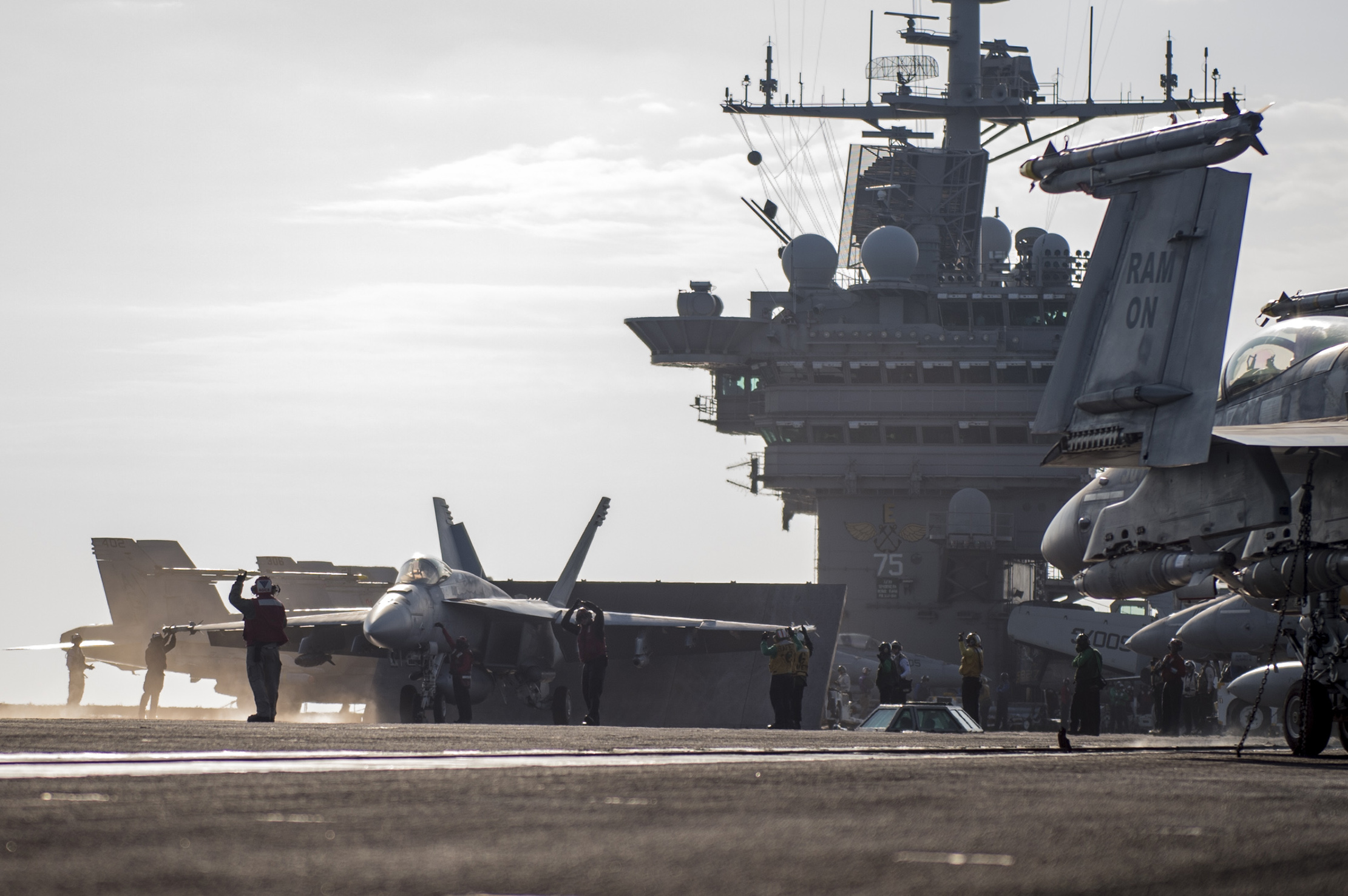 Aircraft Carrier Flight Deck Operations