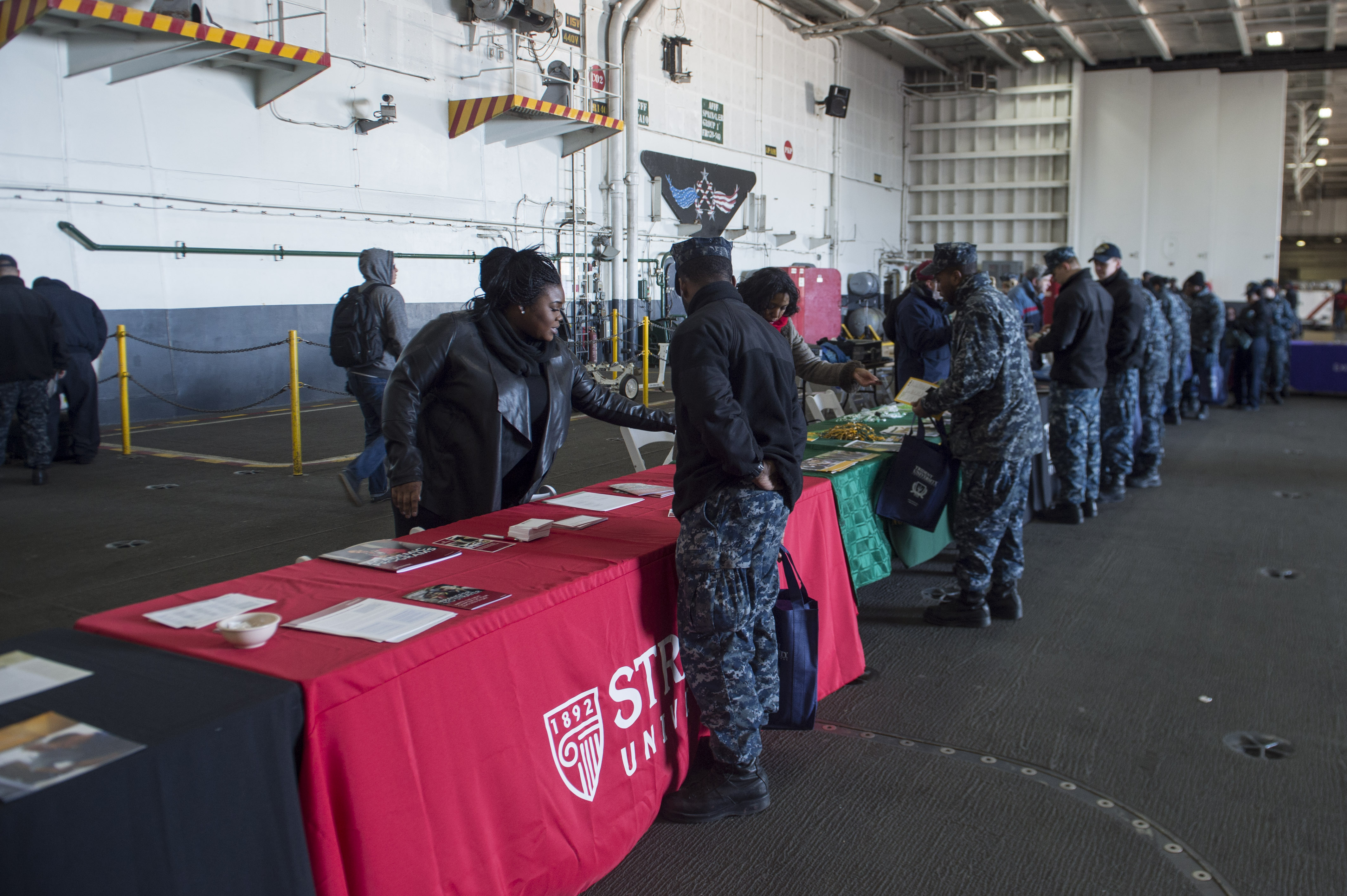 Eisenhower Hosts Education Fair > United States Navy > News Stories