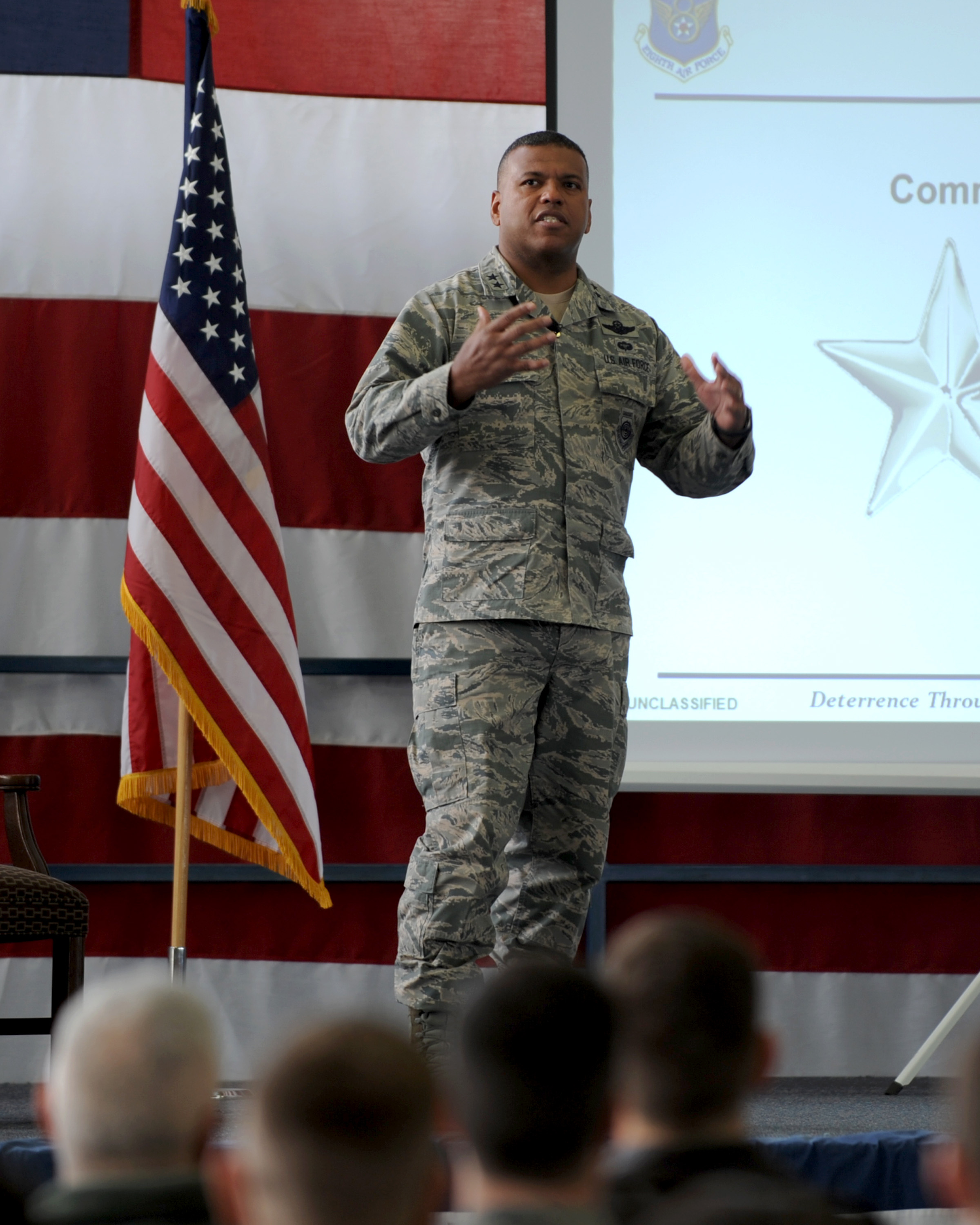 8th AF commander visits with bomber Airmen at Ellsworth > Air Force ...