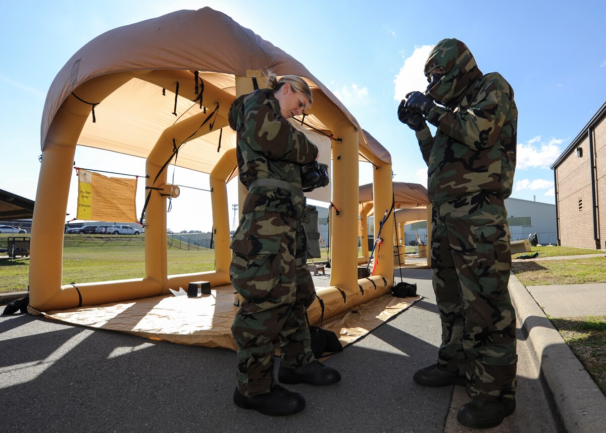 Aircrew contamination control > Little Rock Air Force Base > Display