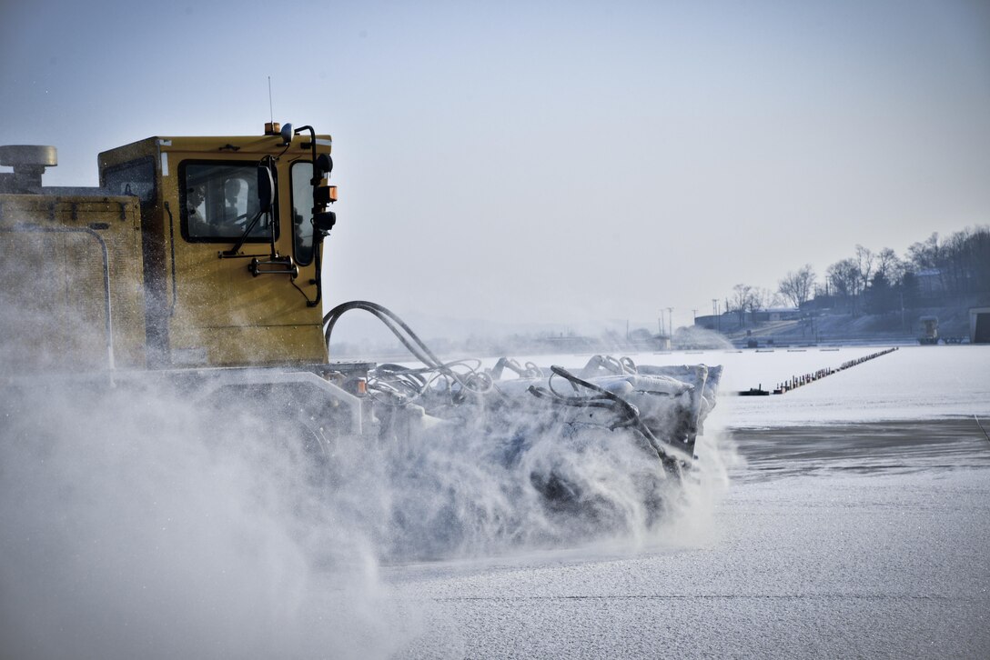 Winter time at Osan AB -- They see me rollin'
