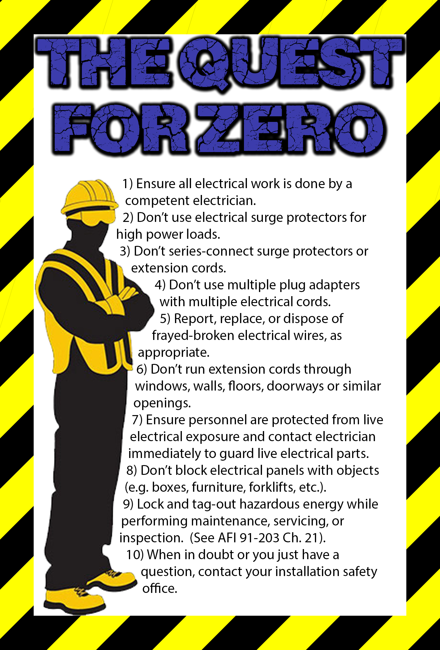 Safety: Quest for Zero > Kadena Air Base > Article Display