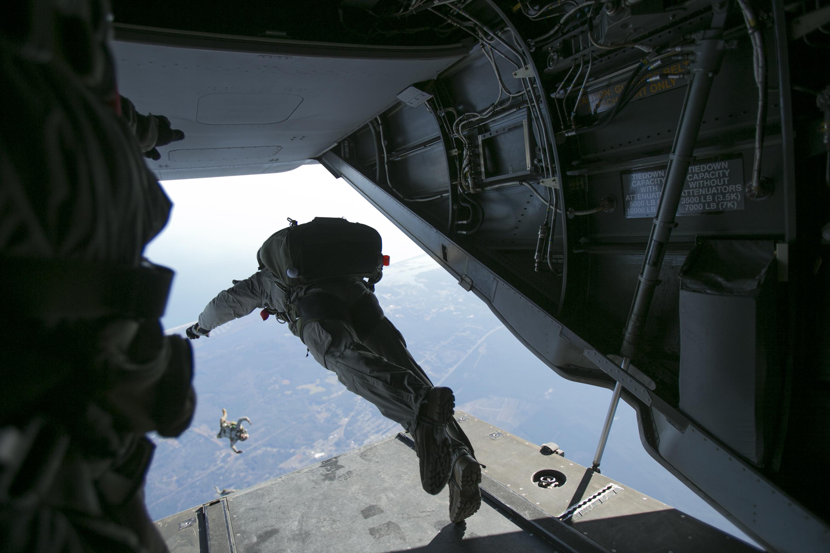 Descent from above: Marines conduct parachute operations