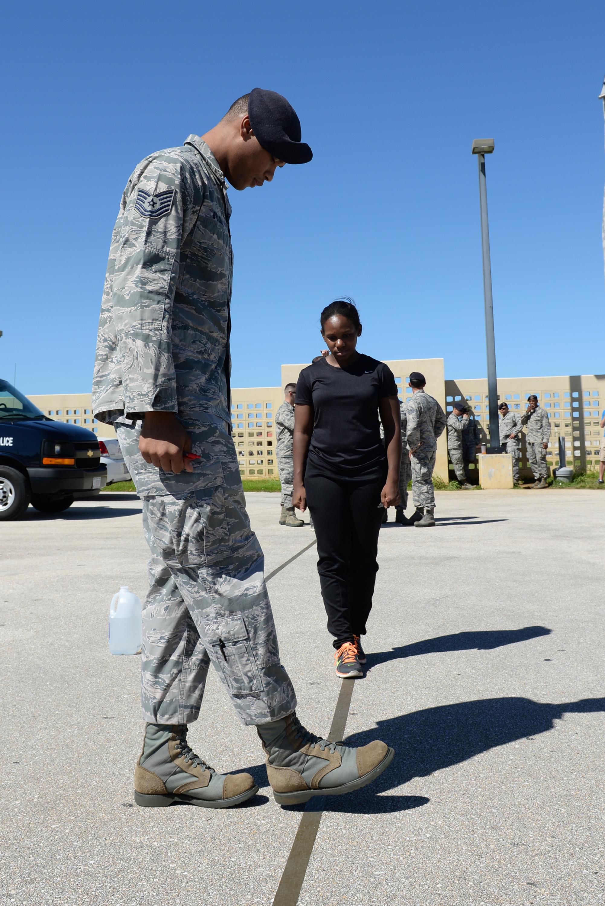 Security forces training to keep Andersen's roads safe