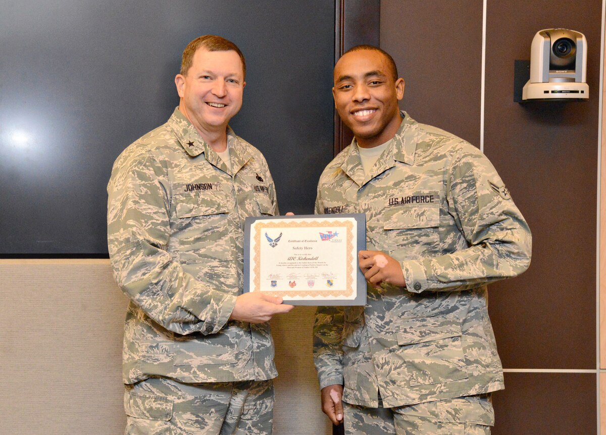 Airman awarded as VPP Hero > Tinker Air Force Base > Article Display